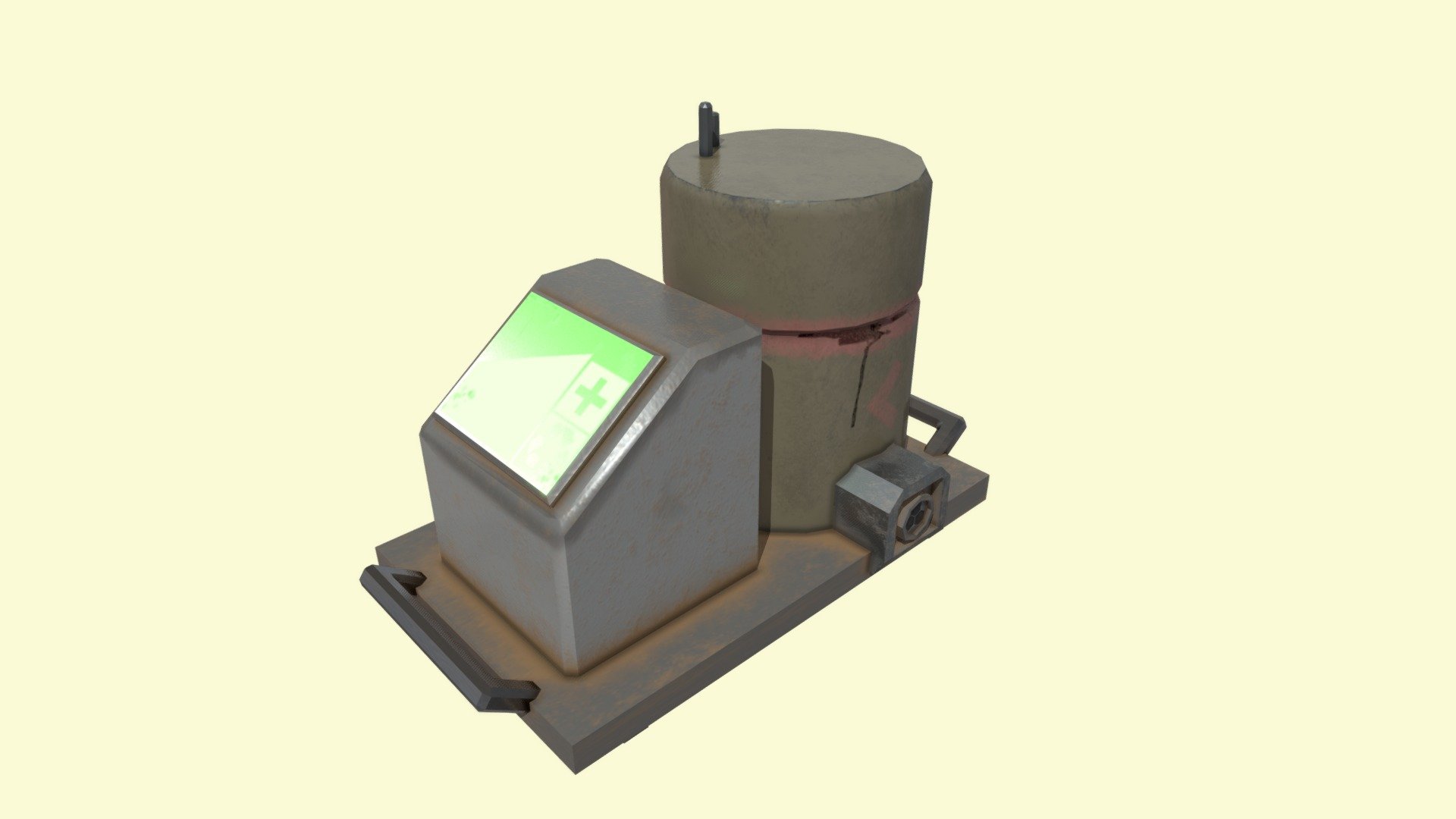 Battery console - Download Free 3D model by Fruitgeoff [b3f53a2 ...