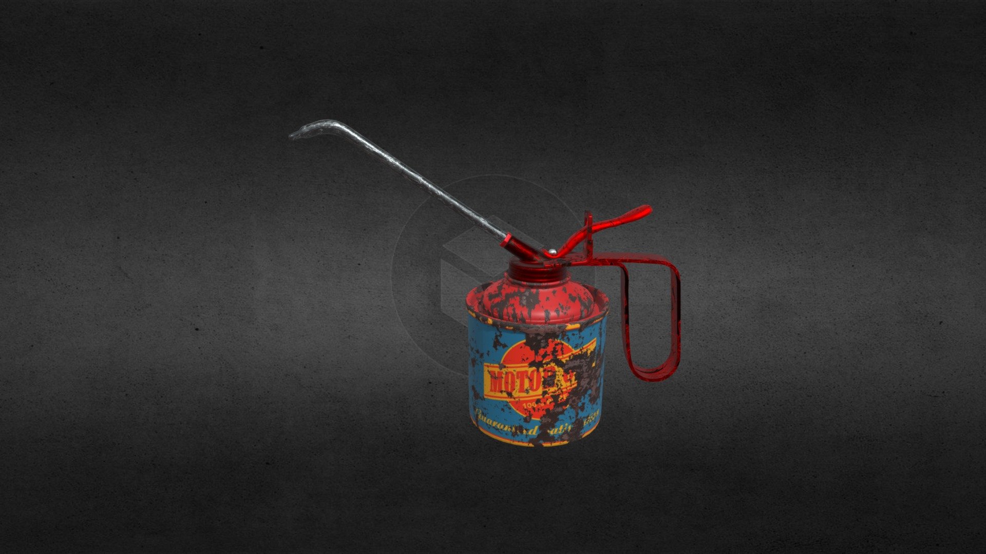 Dirty Oil Can - 3D model by samcass98 [b3f5ce2] - Sketchfab