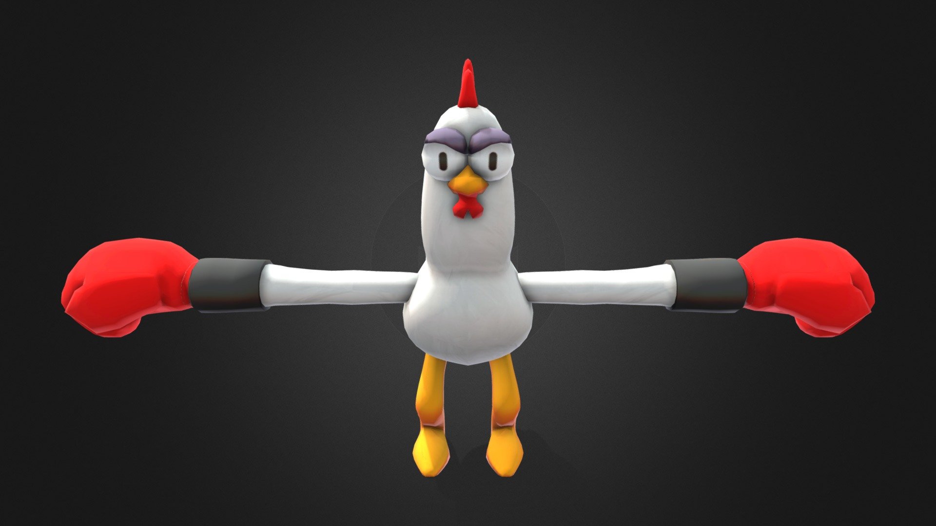 Cartoony Chicken - 3D model by stefan (@stefanhagewoud) [b3f6c98 ...