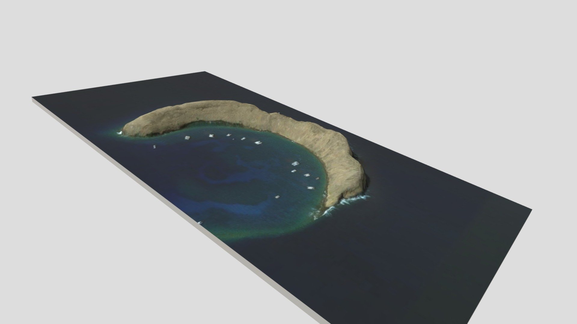 Molokini Crater: Photogrammetry - Download Free 3D model by ...