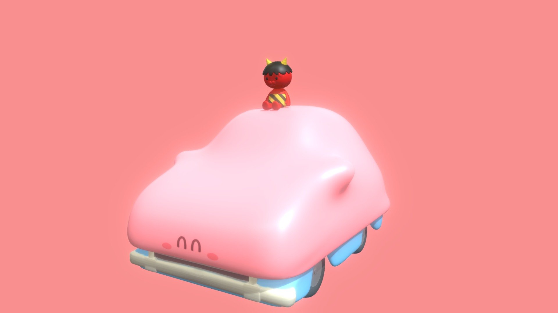 Kirby Car Vox Akuma - Download Free 3D model by BunnyGame (@BunnyGameTW ...