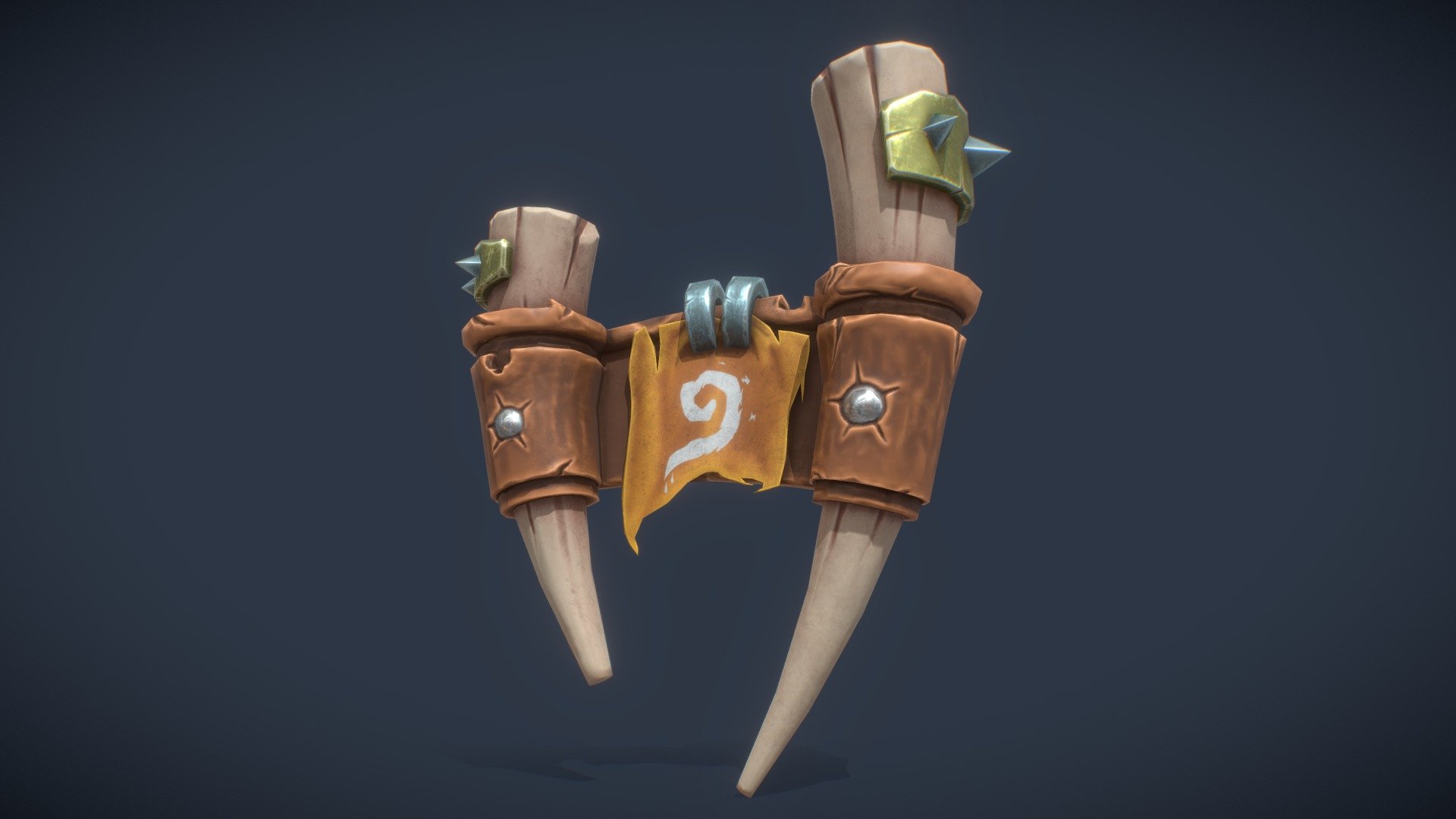 Fantasy Horn Banner - 3D model by Sir Erdees (@sirerdees) [b3fc1bf ...