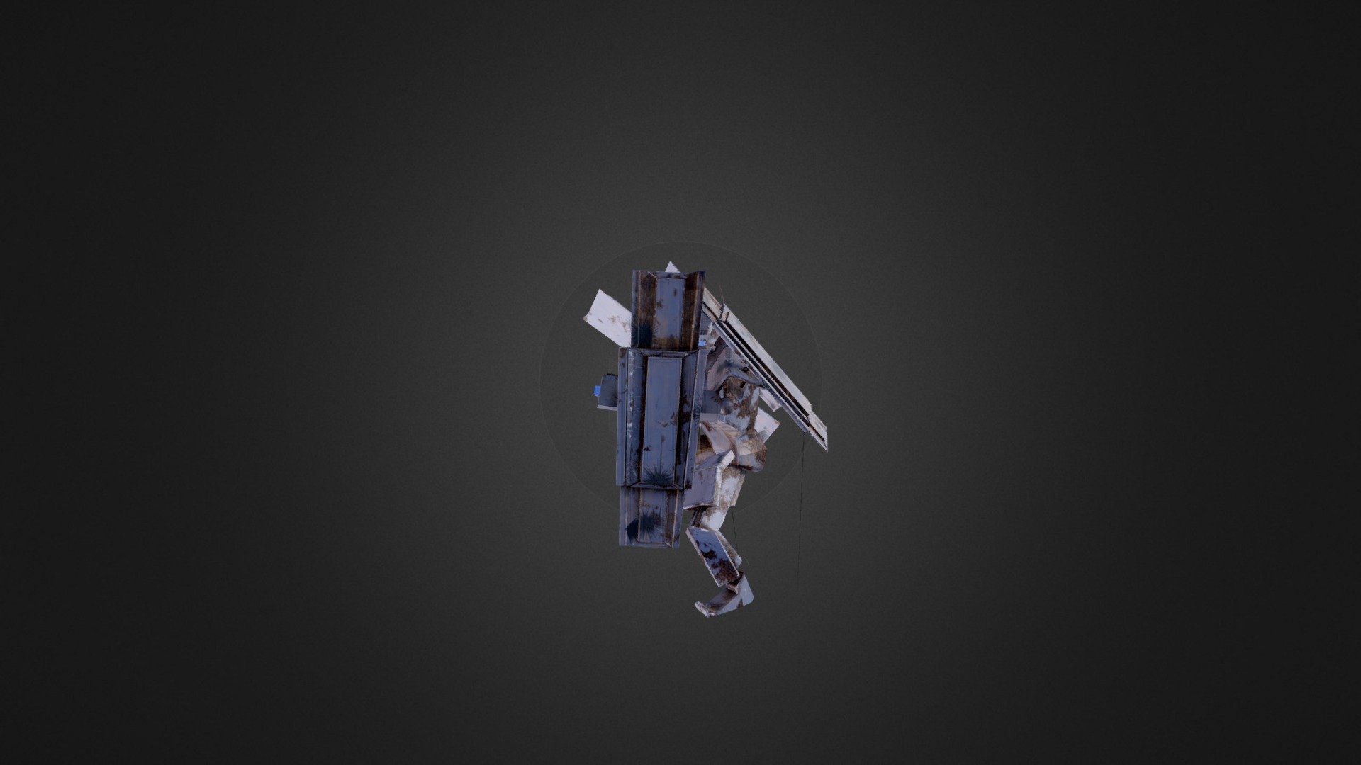 Shield Robot - 3D model by King Schnitzel (@KingSchnitzel) [b3fcb02 ...
