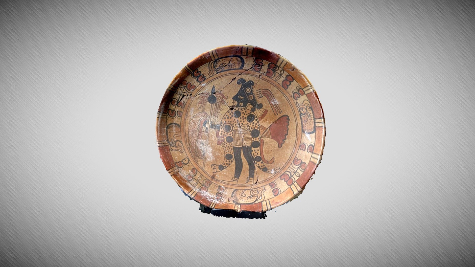 Mayan_plate - 3D model by metatwinslabs [b3fce83] - Sketchfab