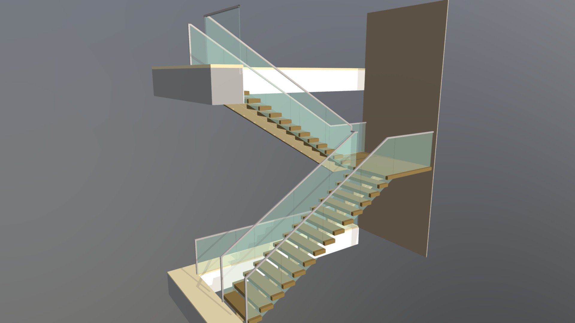 Interior Main Stair Blaser R6 - 3D model by ryanpendarvis [b3fd9be ...