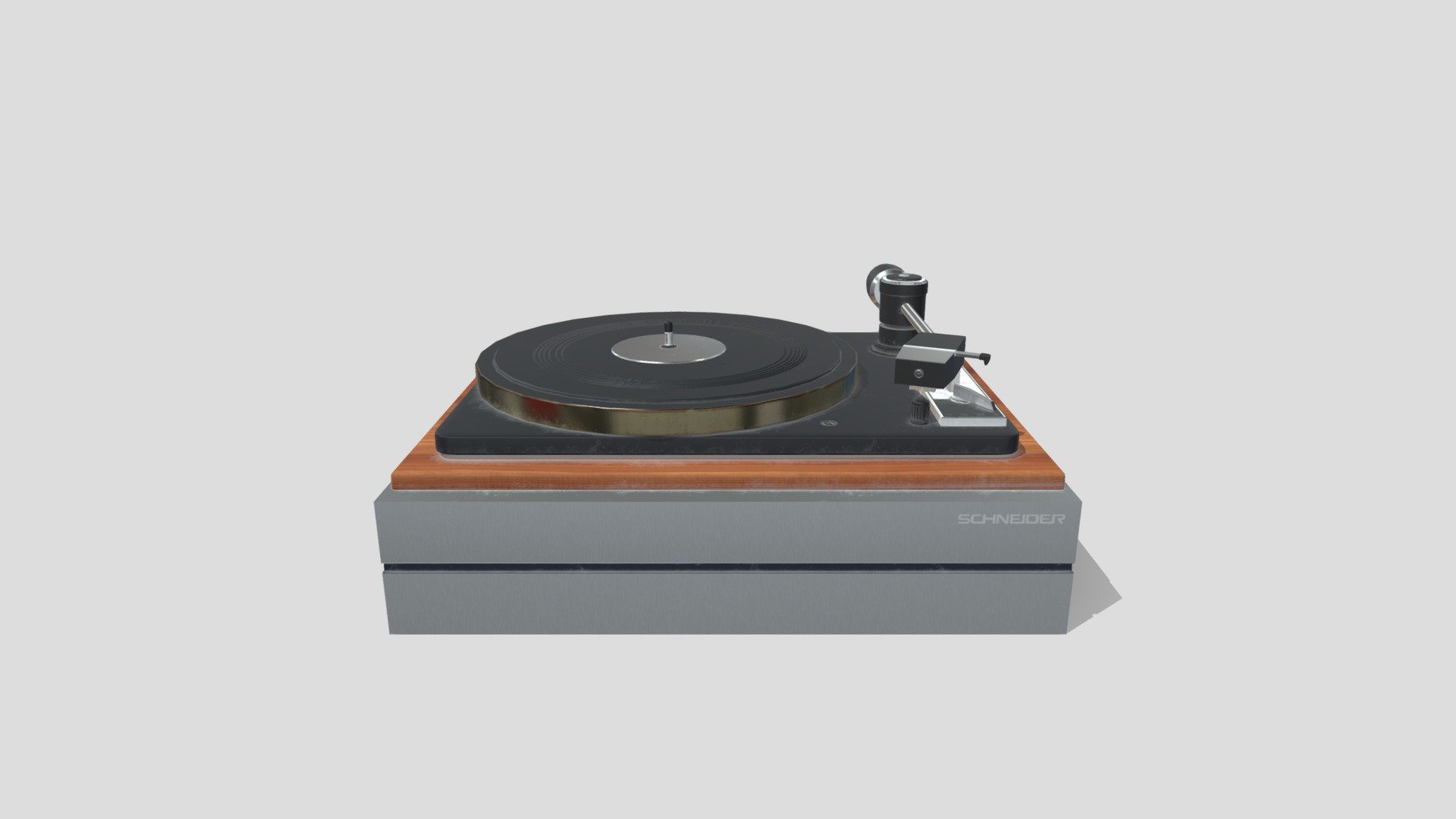 Turntable from the 70s - 3D model by Anaelle_Layrac [b3ff8c3] - Sketchfab