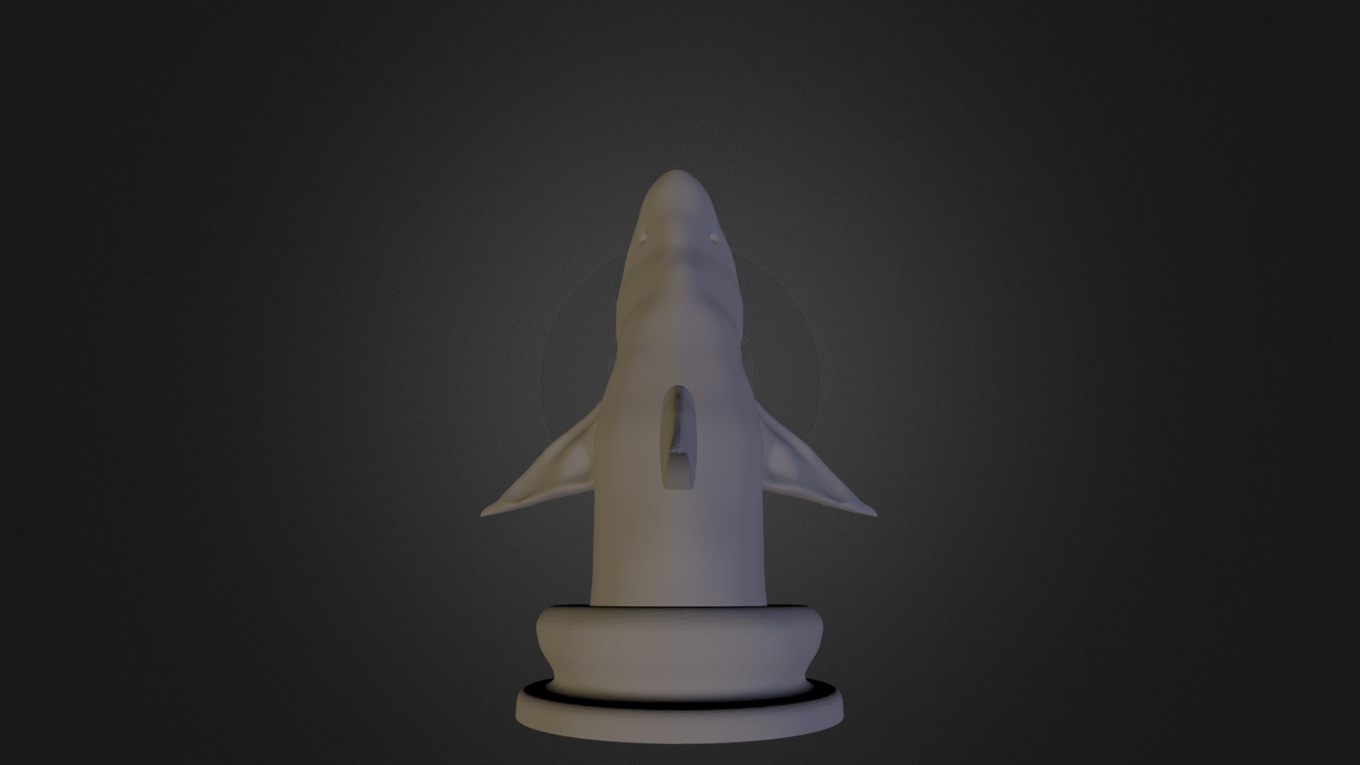 Shark Chess Piece - Queen - 3D model by maxluu [b3ffa72] - Sketchfab
