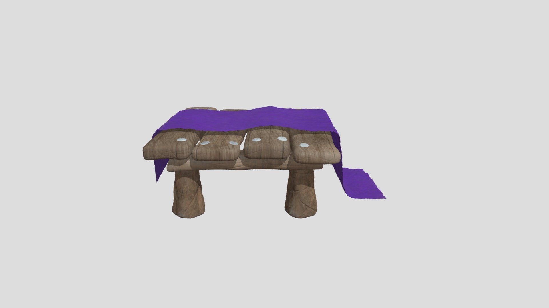 Handmade Table - 3D model by Chris McClung (@macbo) [b4017bf] - Sketchfab