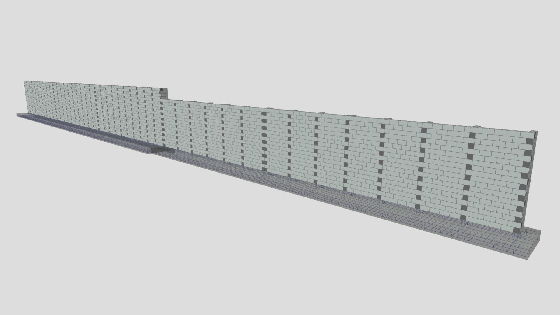 Muro de Arrimo - Astraco - 3D model by engenheirofrancorv [b40428f ...