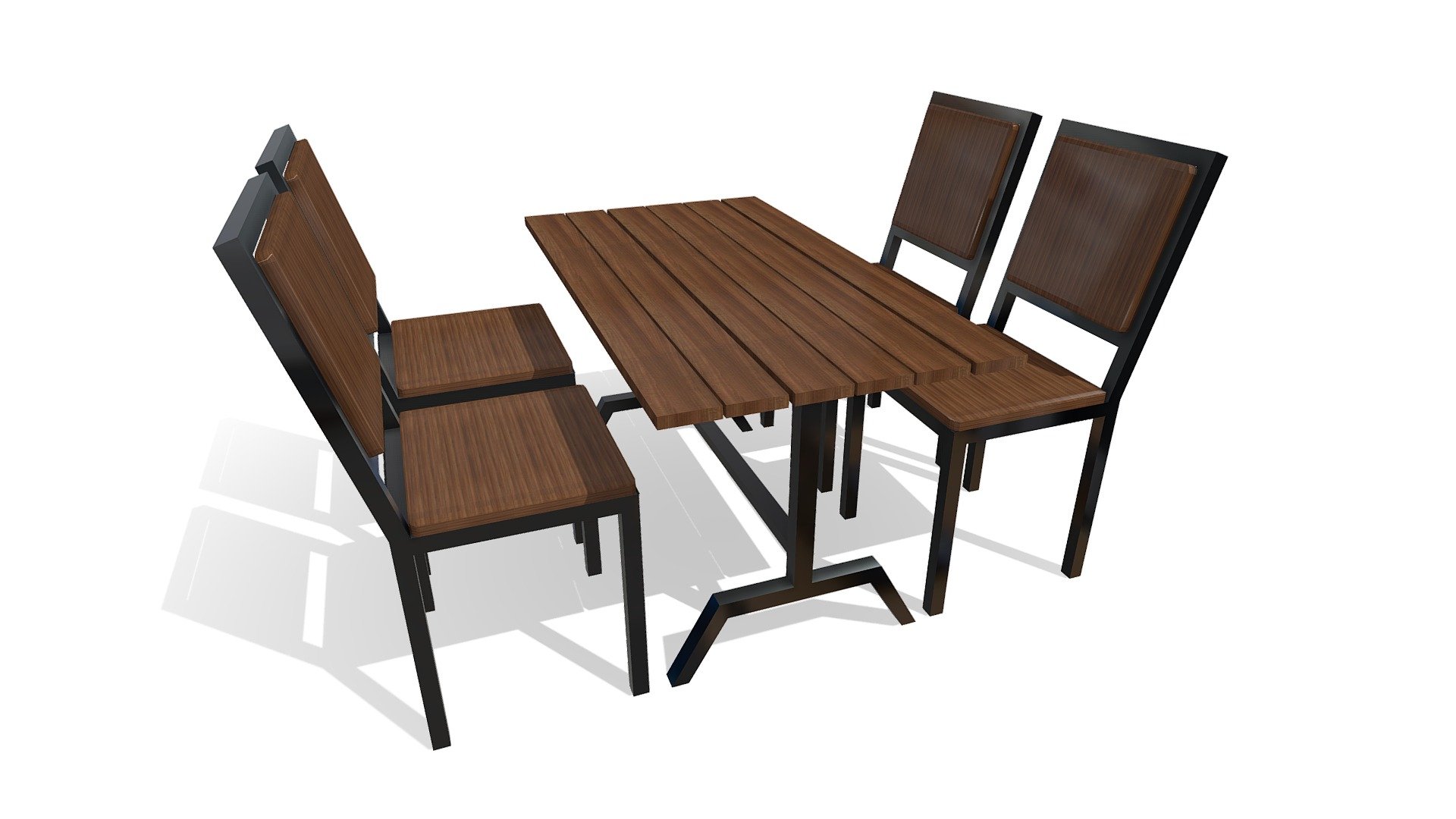 Table for cafes and bars - Download Free 3D model by Andy.Honor ...