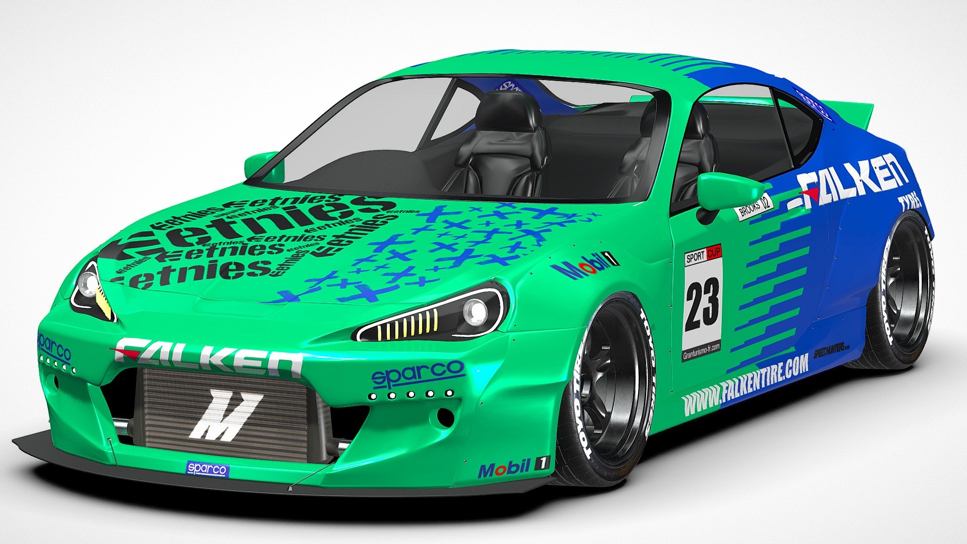 Subaru BRZ RB Kit - Buy Royalty Free 3D model by NLM (@NLM-Group ...