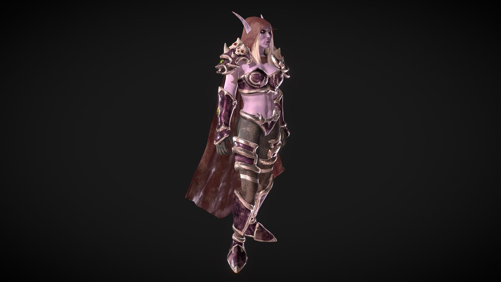 Sylvanas Windrunner (animations) - 3D model by asdasdd [b4069b1 ...
