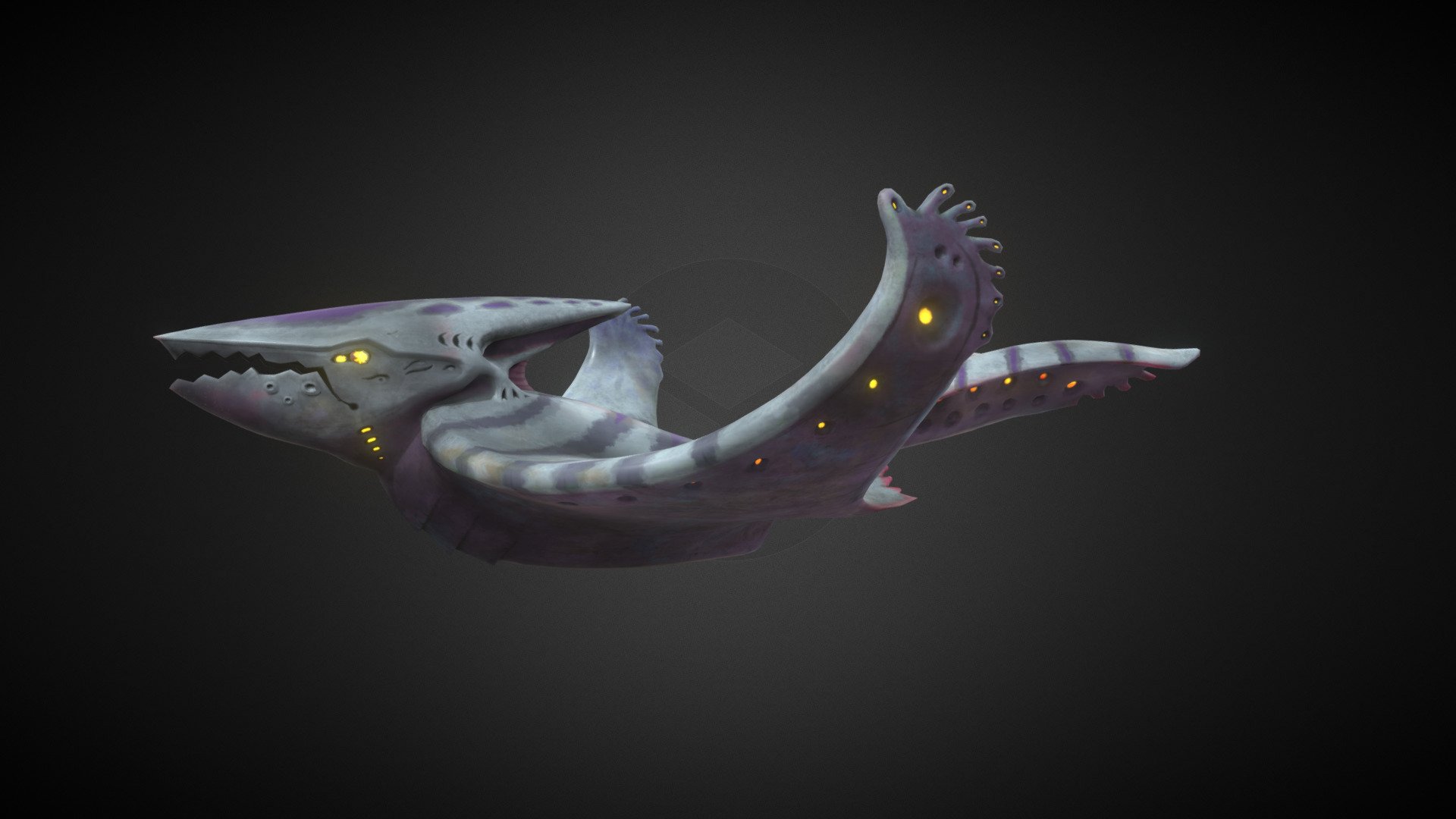 Aquatic Bird Leviathan (Subnautica) - 3D model by Aci (@Aci_yt ...