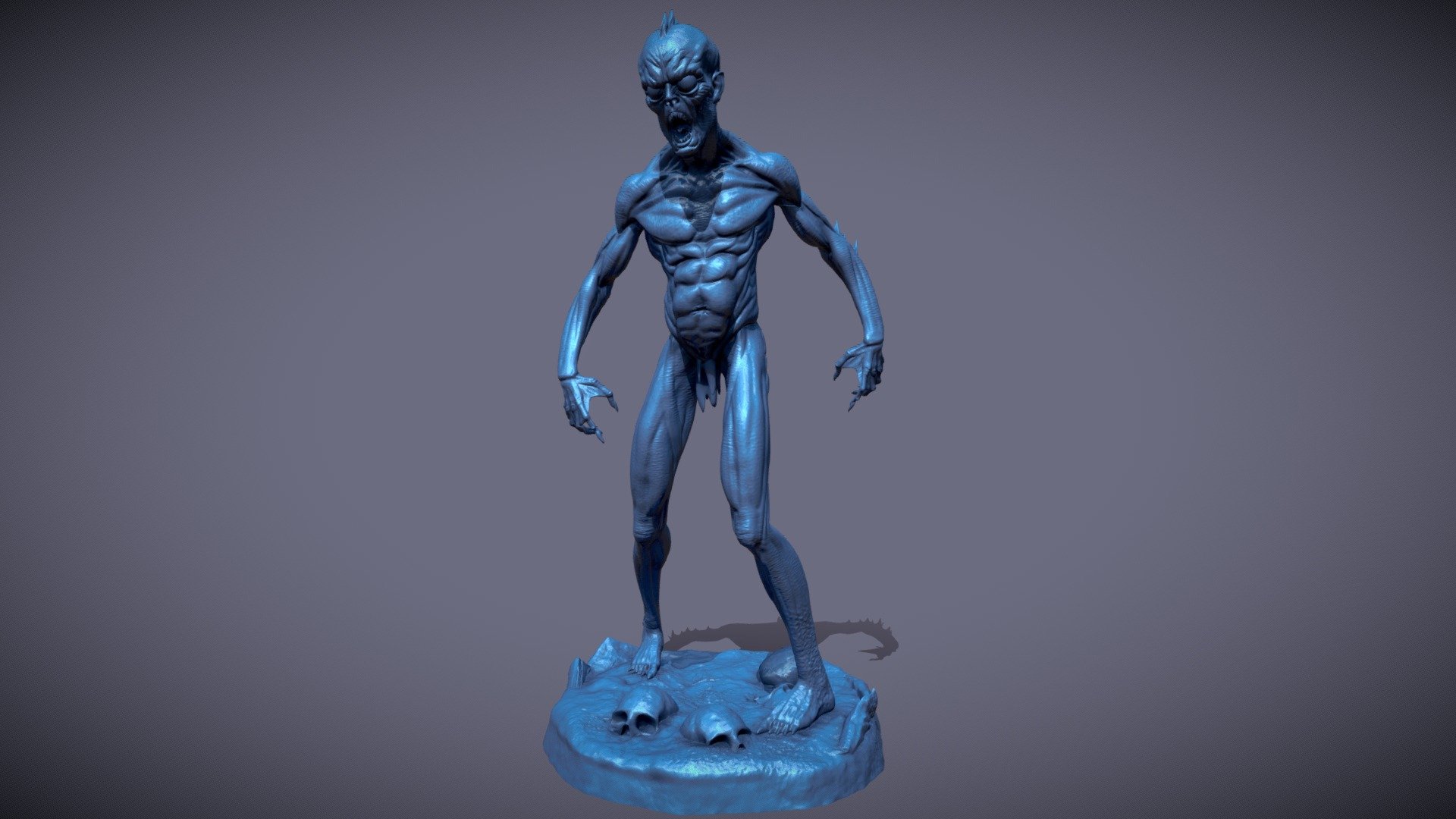 Drowner the witcher 3 for 3D printing - Buy Royalty Free 3D model by crazysculptor [b4099ed ...