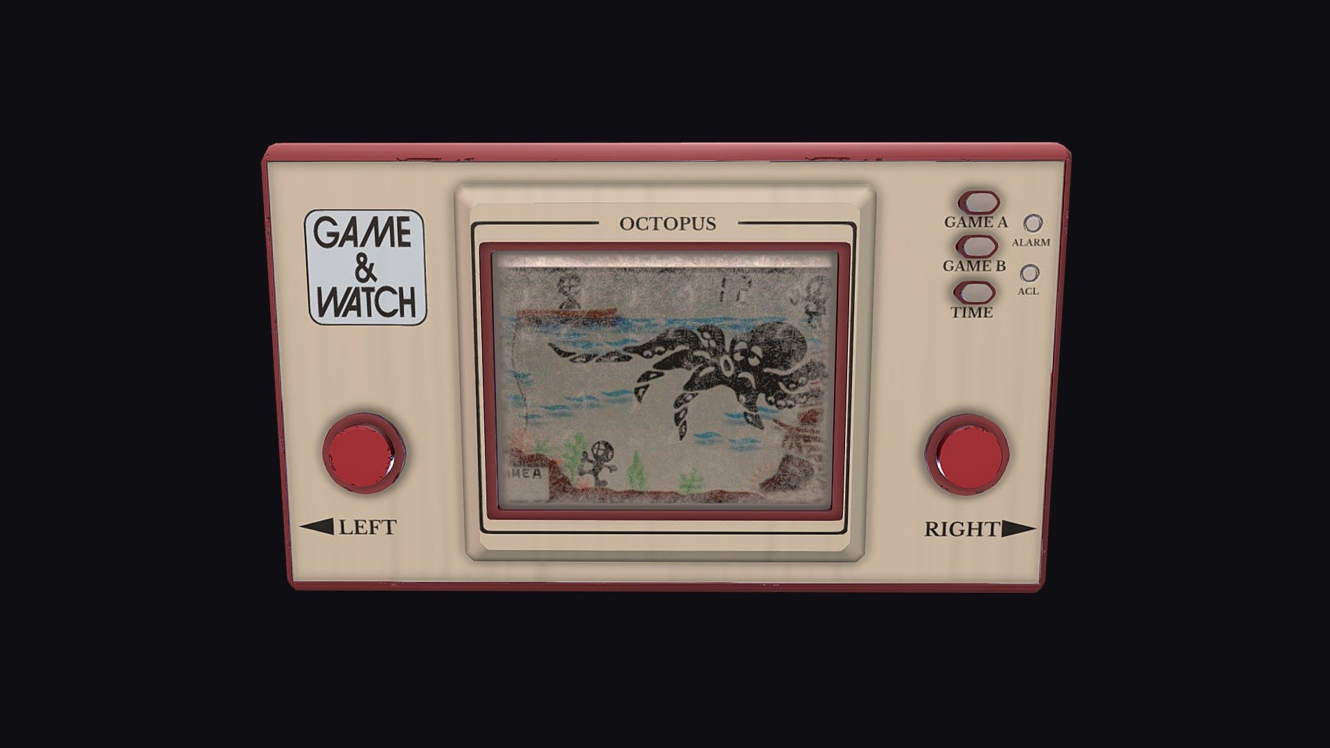 GameAndWatch - 3D model by QuantumSolstice [b40a245] - Sketchfab