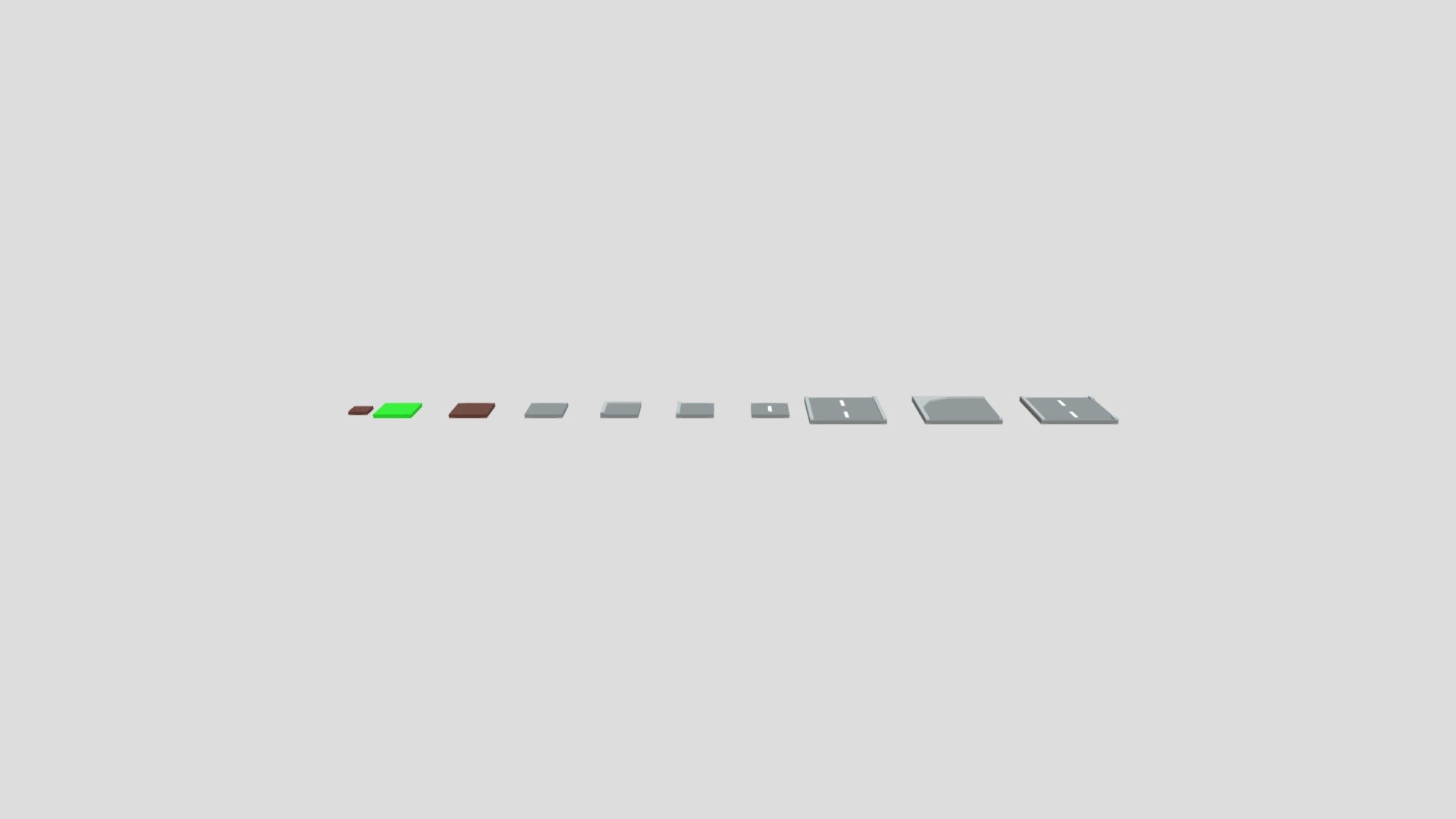Low Poly Roads Pack - Download Free 3D model by maxymation [b40bcd9 ...