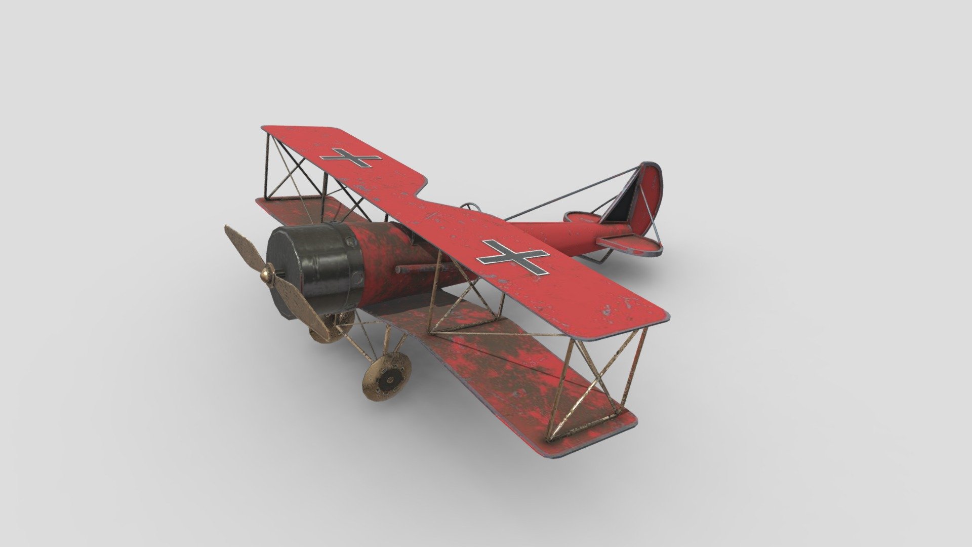 Vintage Toy Airplane 2 - Download Free 3D model by berilbasak ...