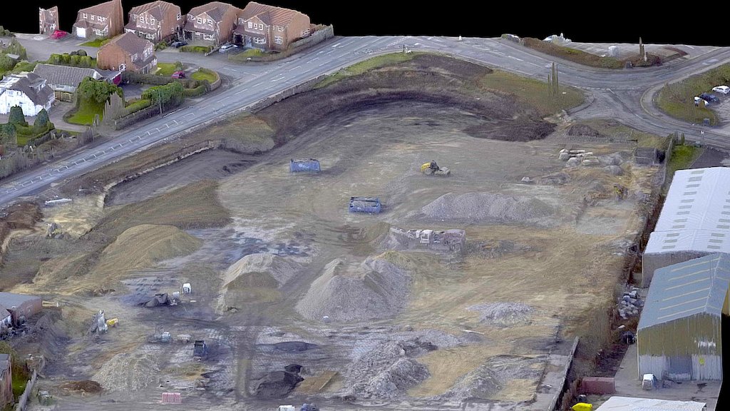 Garforth Site #5 (3 Feb 2017) - 3D model by Eurocore Aerial (@nickdrye ...