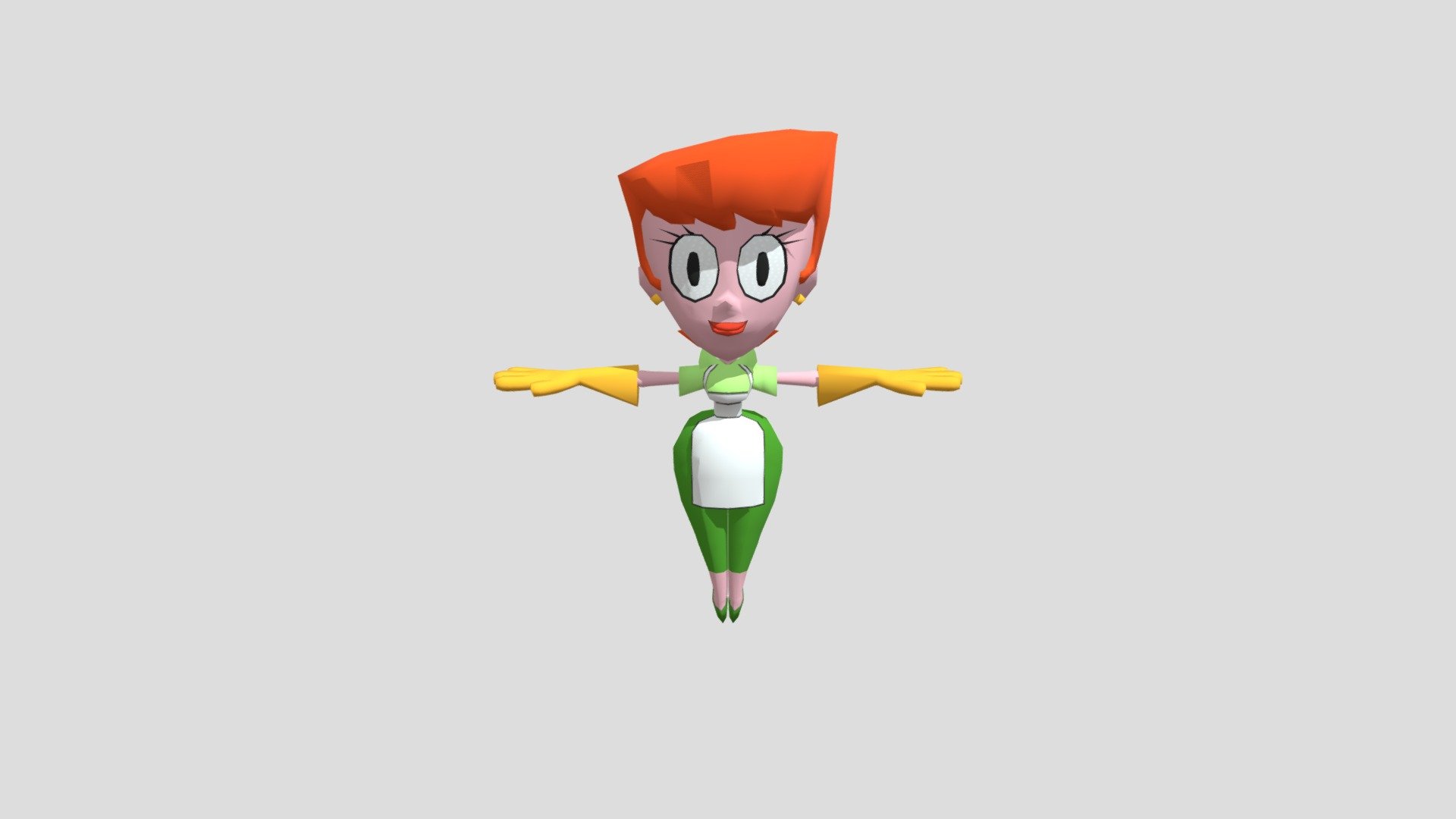 Dexter's Mom (Dexter's Laboratory) - Download Free 3D model by Stusta ...
