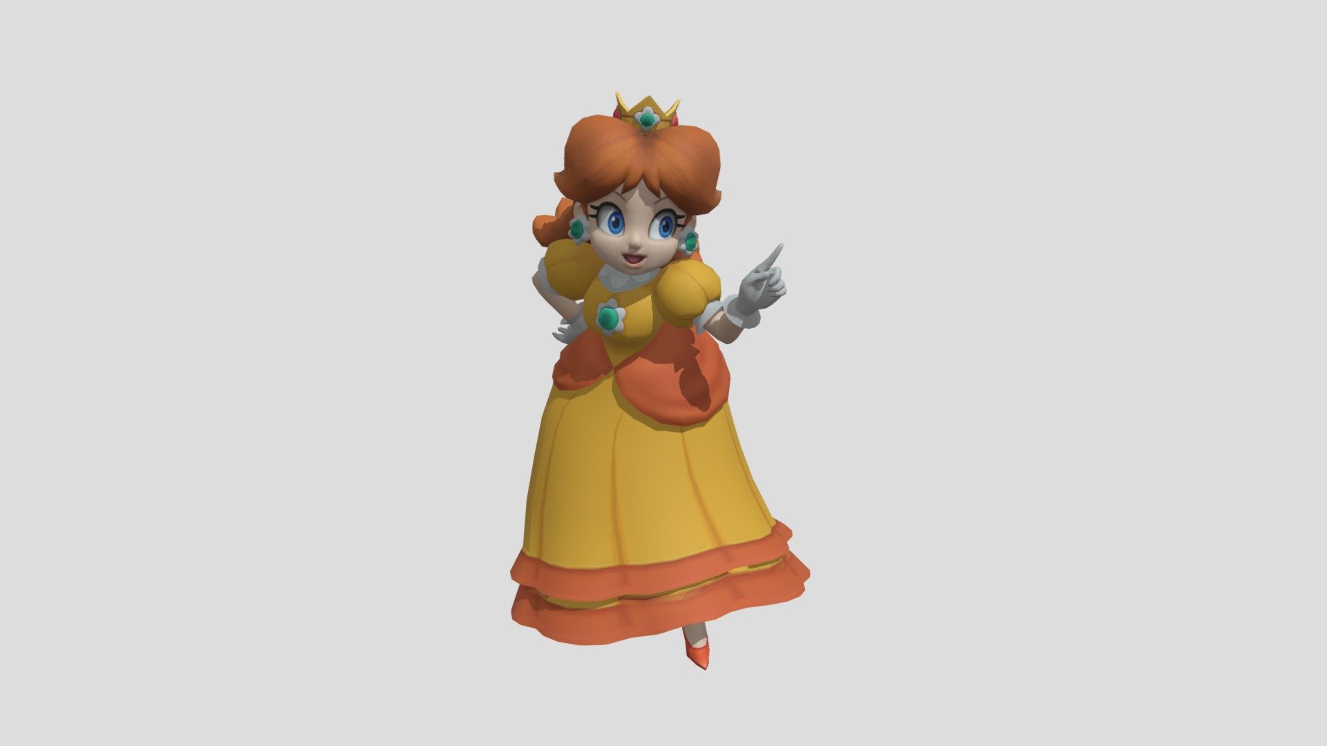 Wii U - Super Smash Bros for Wii U - Daisy Troph - Download Free 3D ...