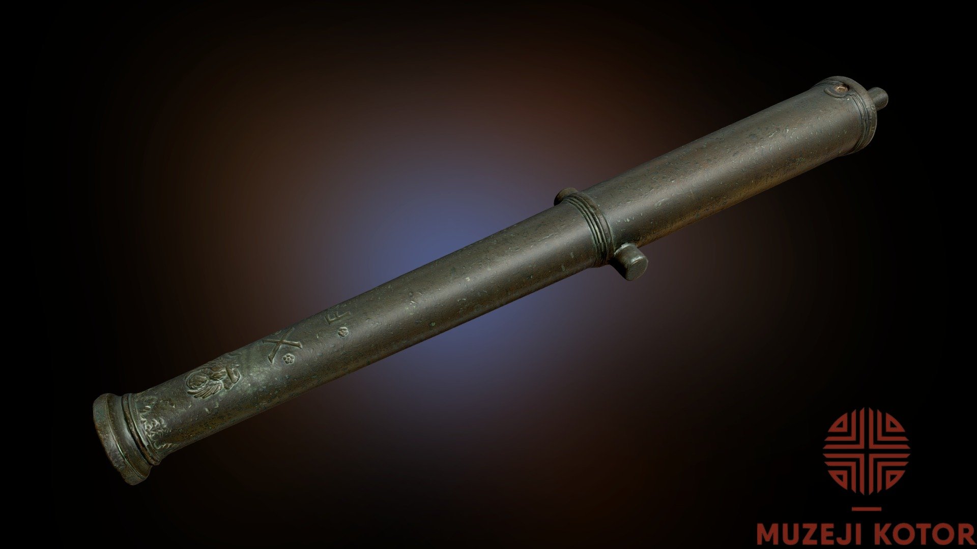 Falconet cannon, Perast museum - 3D model by Muzeji Kotor (@muzeji ...