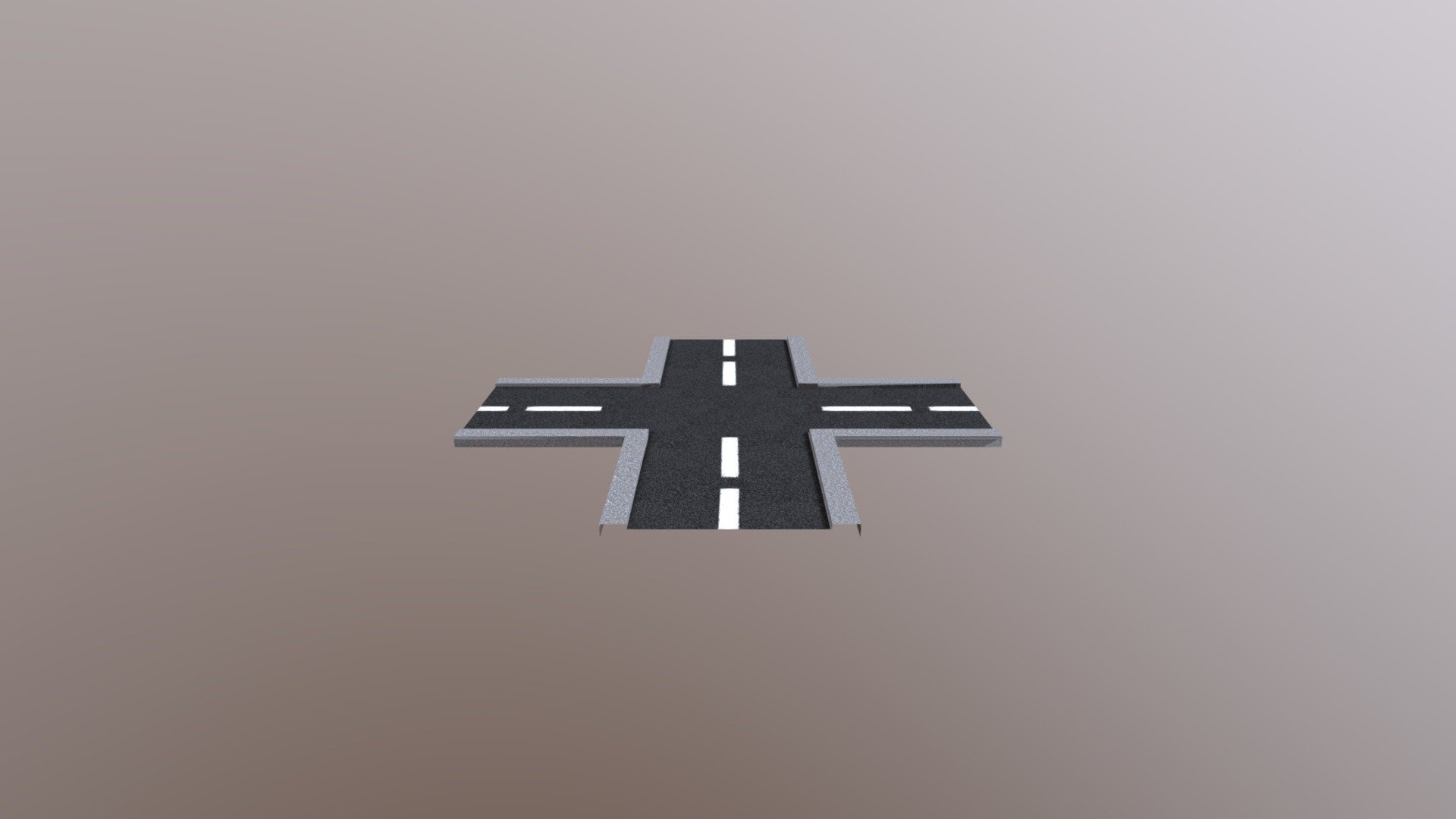Crossroad - Download Free 3D model by Evanbl [b413fa9] - Sketchfab