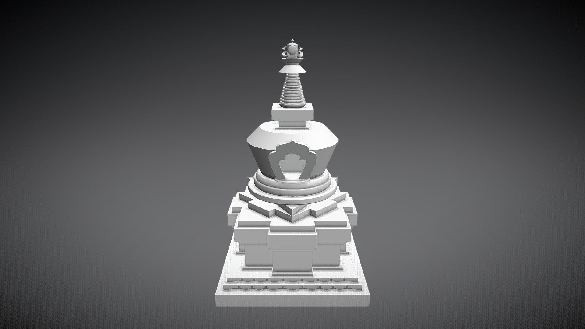 Stupa 04 - 3D model by migmartsering [b415404] - Sketchfab