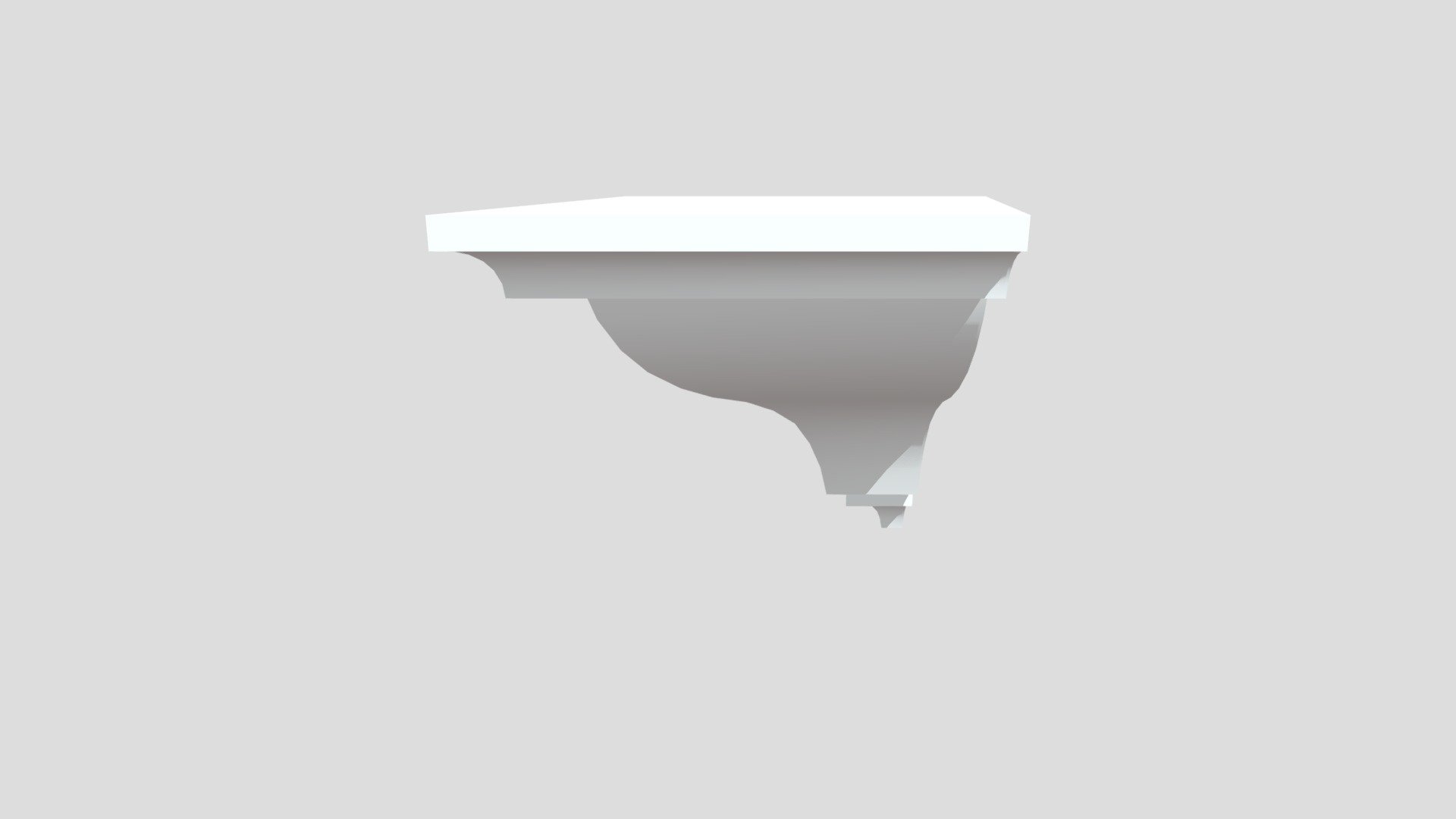 Concave corner cornice - Download Free 3D model by 1-3D.com [b41664c ...