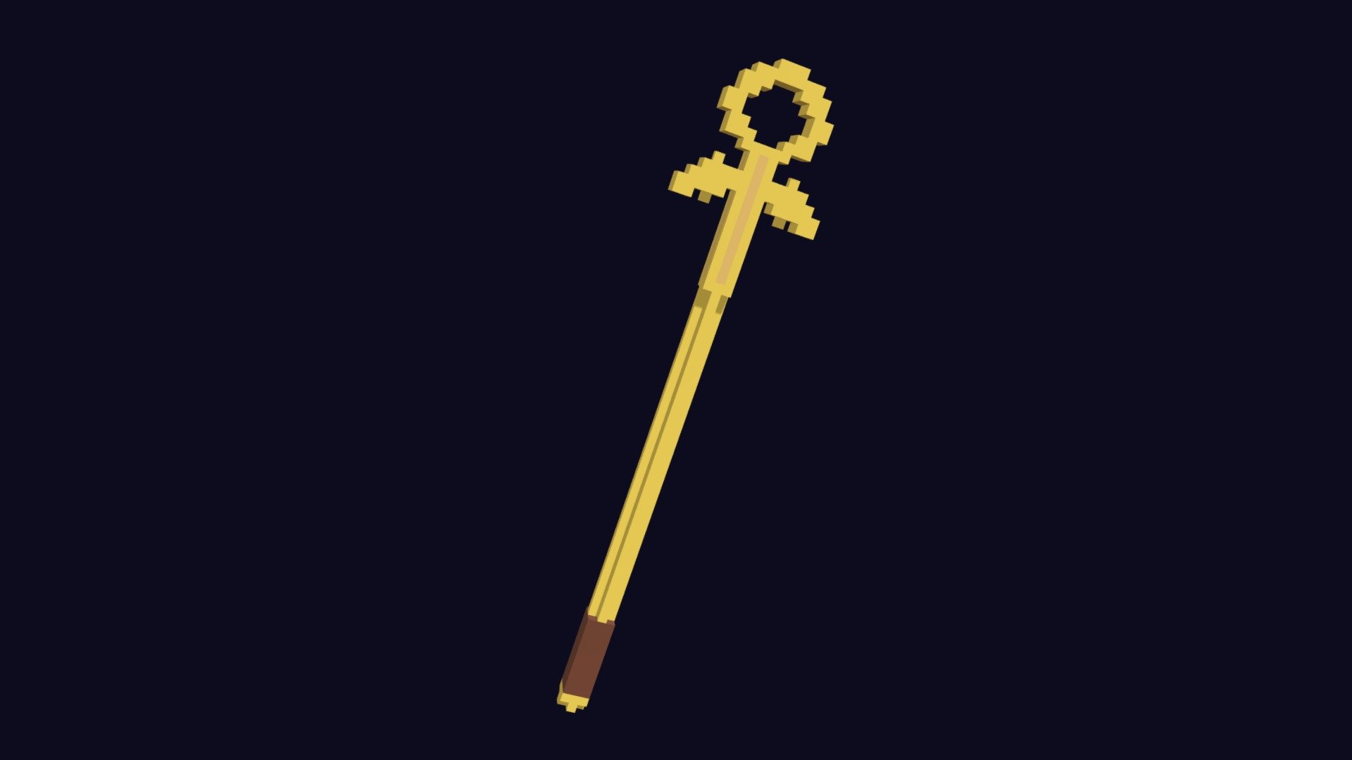 Voxel Staff 1 - 3D Lowpoly Weapons - Buy Royalty Free 3D model by ...