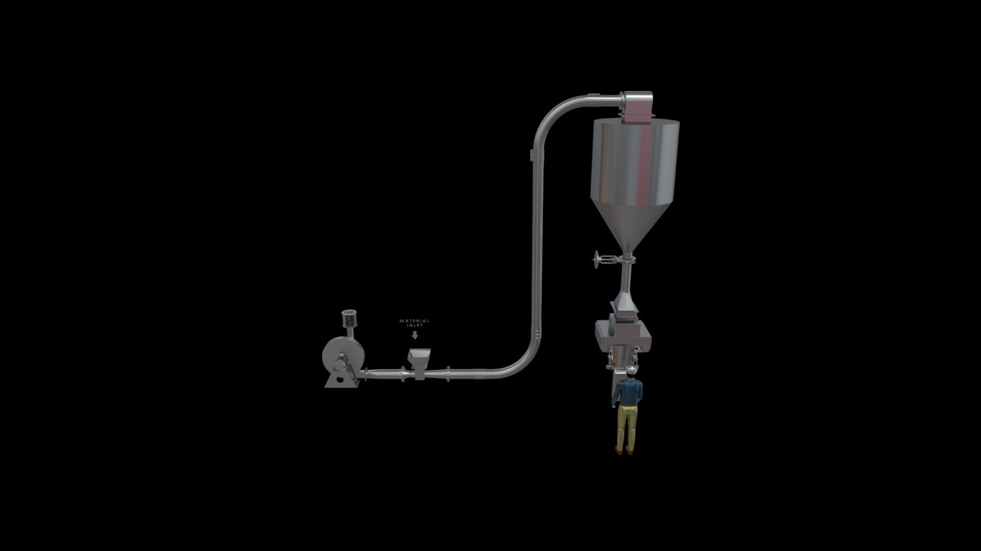VENTURY BASED CONVEYING SYSTEM - 3D model by Indpro Systems (@INDPRO ...