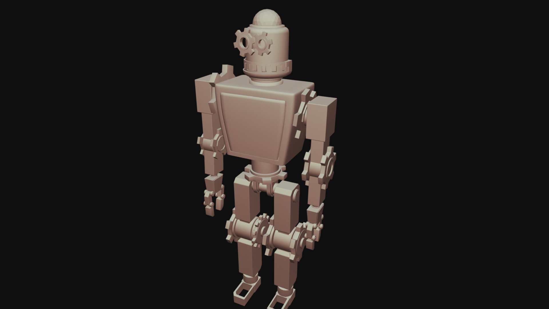 ClunkBot - Rigged Humanoid Robot - Download Free 3D model by R3VOLVE ...