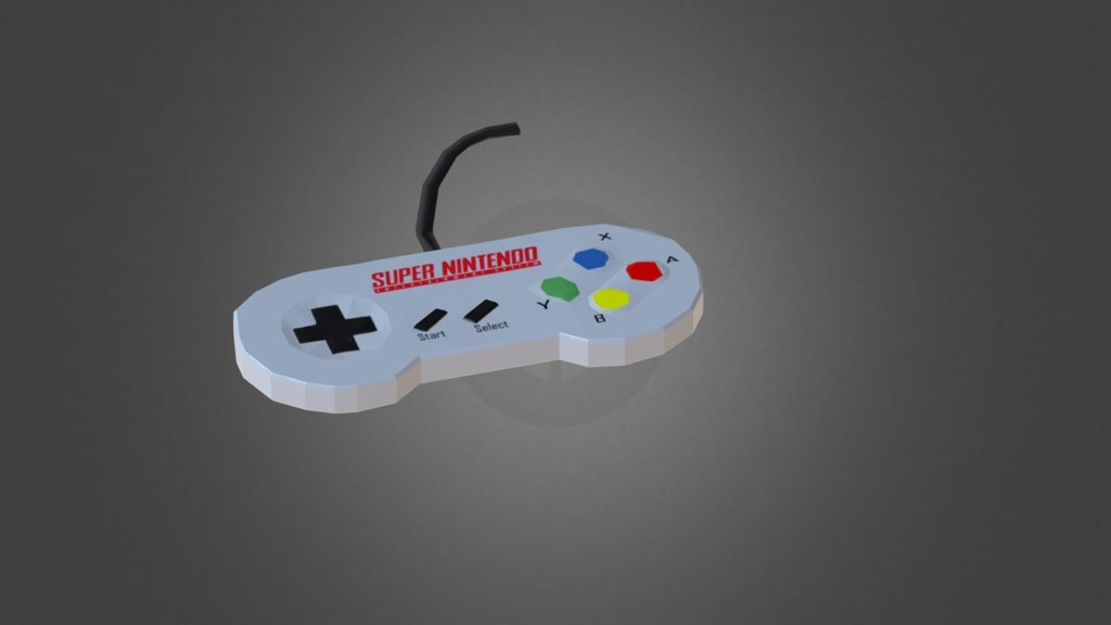 Low_Poly_SNES - 3D model by tas2312 [b418ed4] - Sketchfab