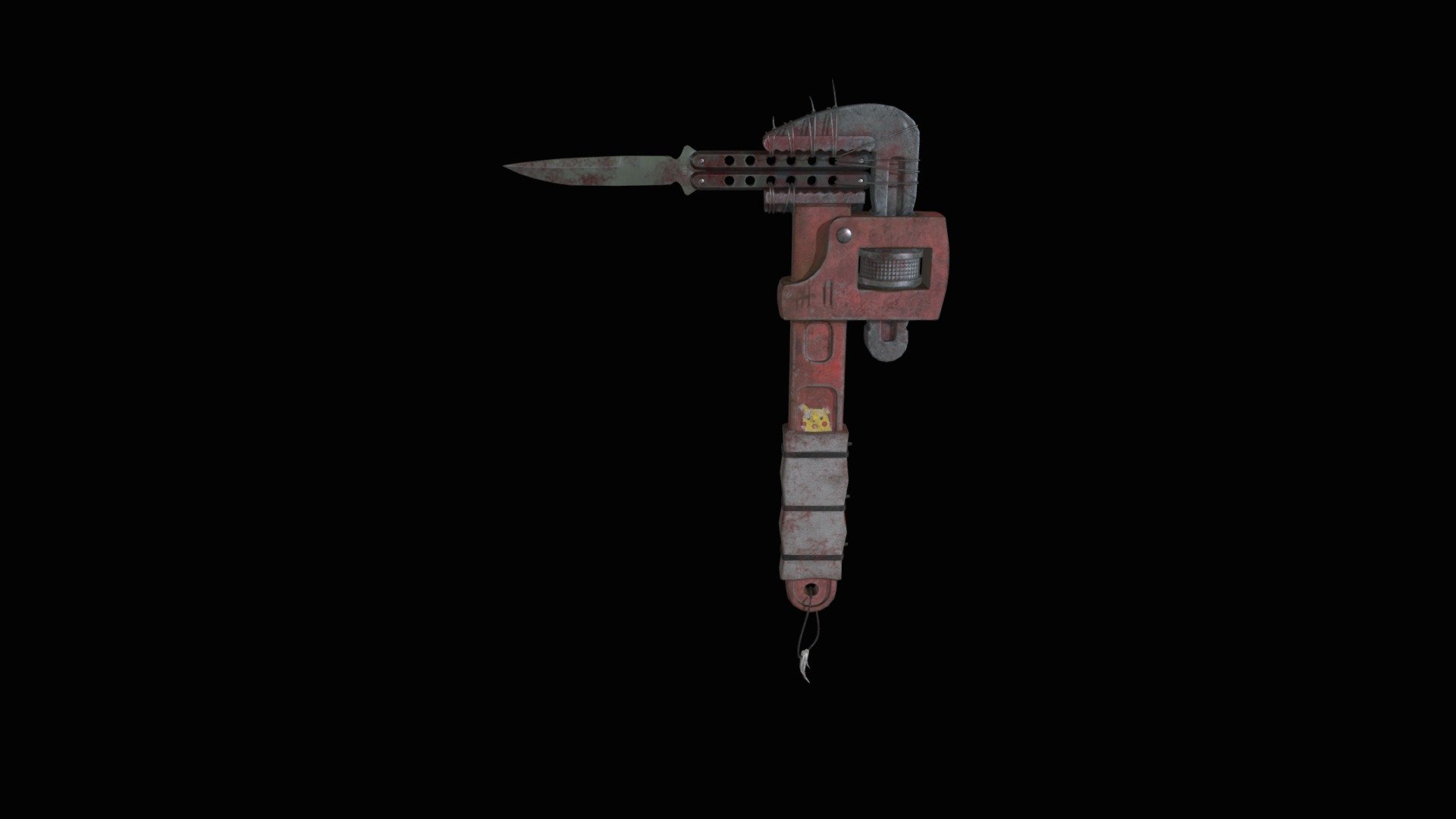 Post-Apocalyptic Wrench Weapon - 3D model by ozgenzibeller [b41a976 ...