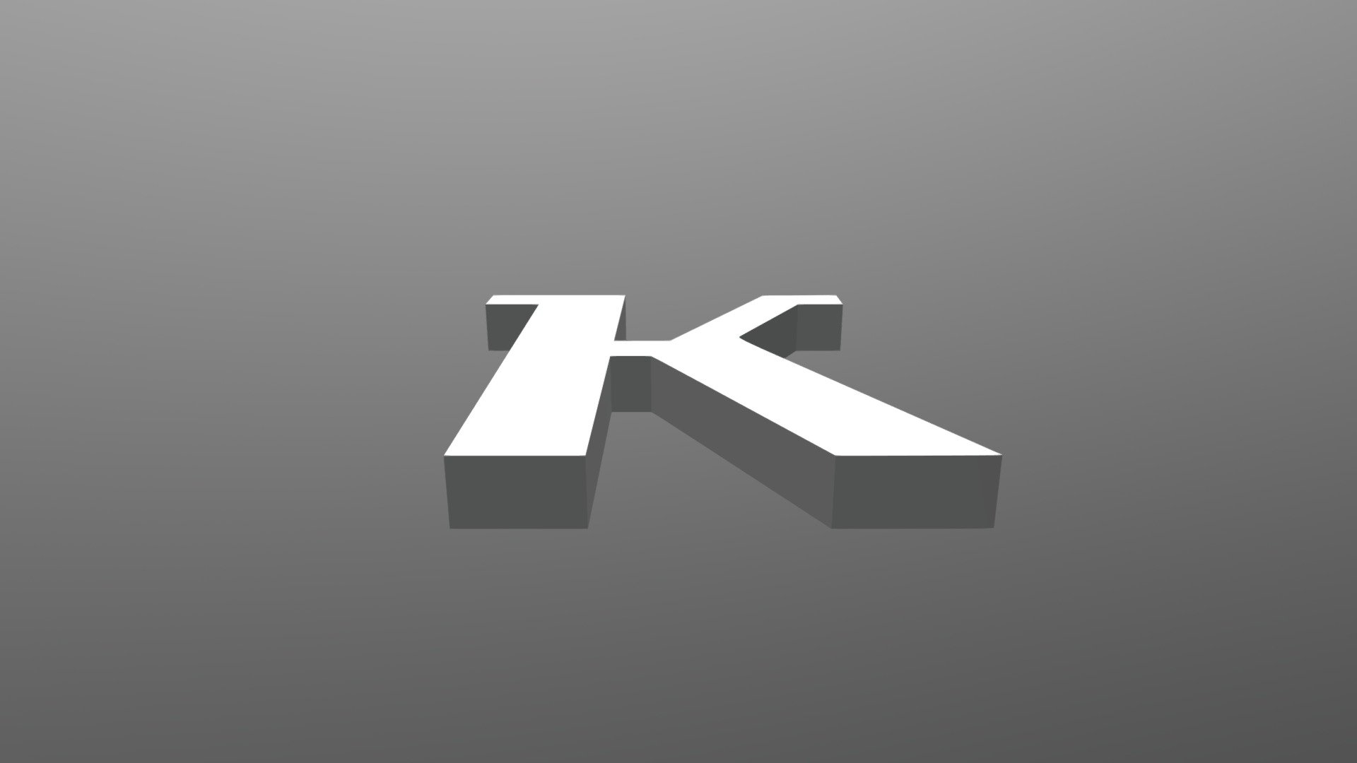 K - Download Free 3D model by iecija [b41aced] - Sketchfab