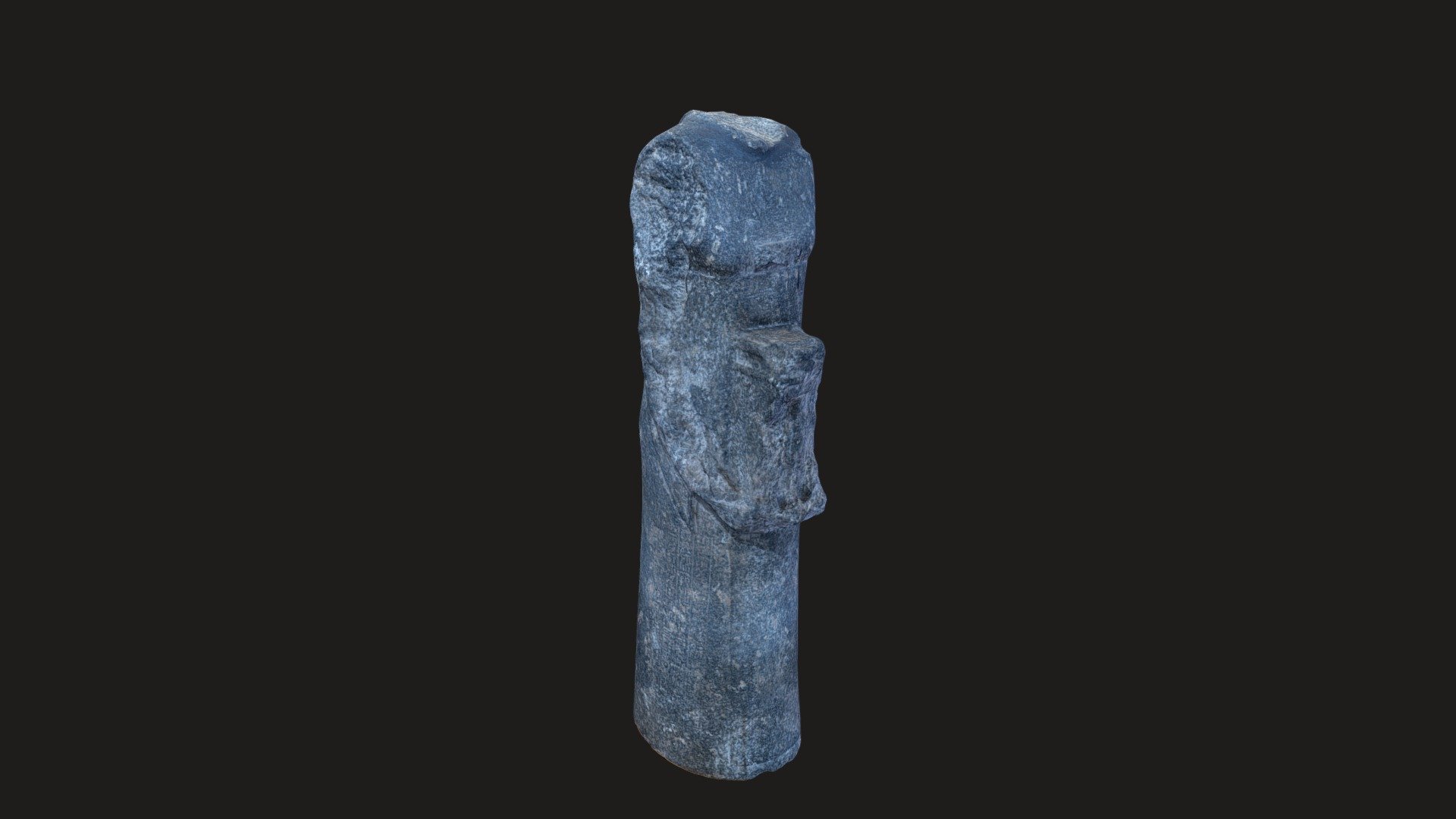 Standing Naophoros Statue - 3D model by iuegypt [b41d030] - Sketchfab