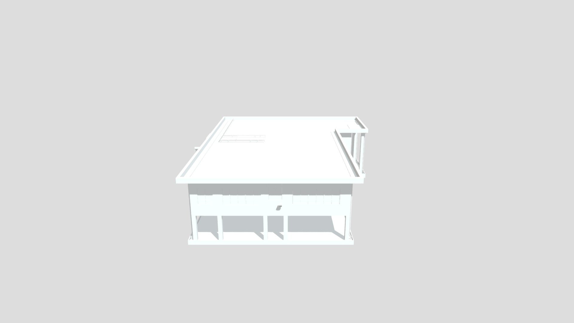 Administration Building - 3D model by Saskiatri_ [b41f003] - Sketchfab