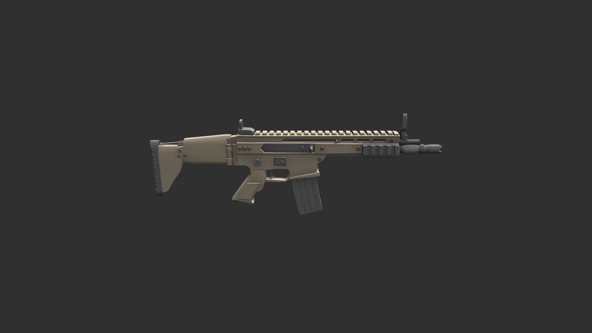 SCAR - Download Free 3D model by kra4ler [b41fbec] - Sketchfab