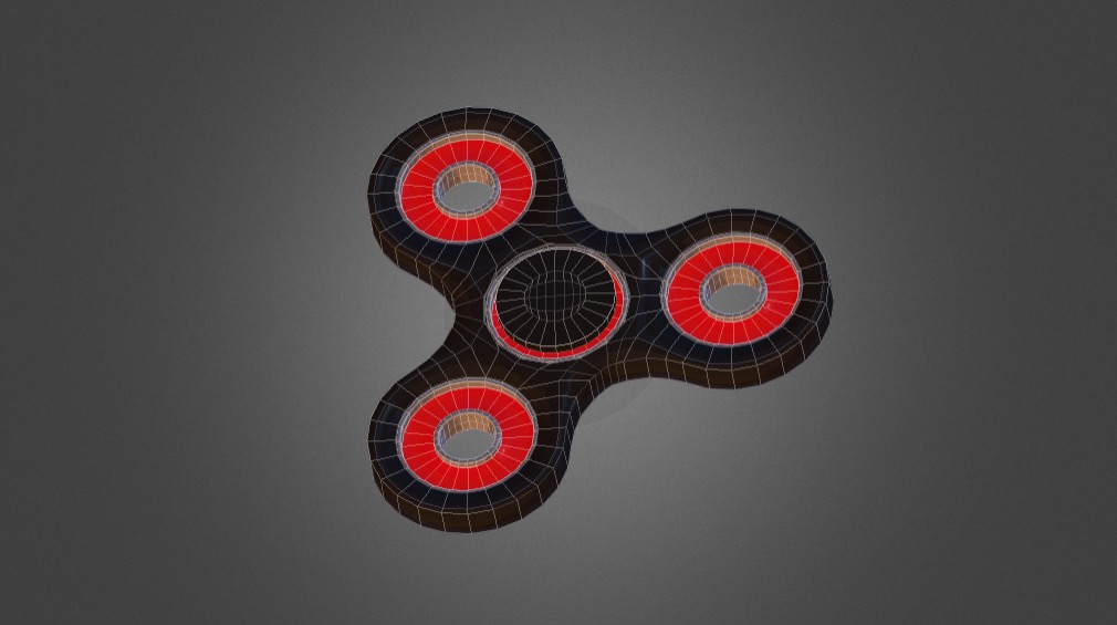 Fidget Spinner - 3D model by samgrannon3d [b4219e1] - Sketchfab