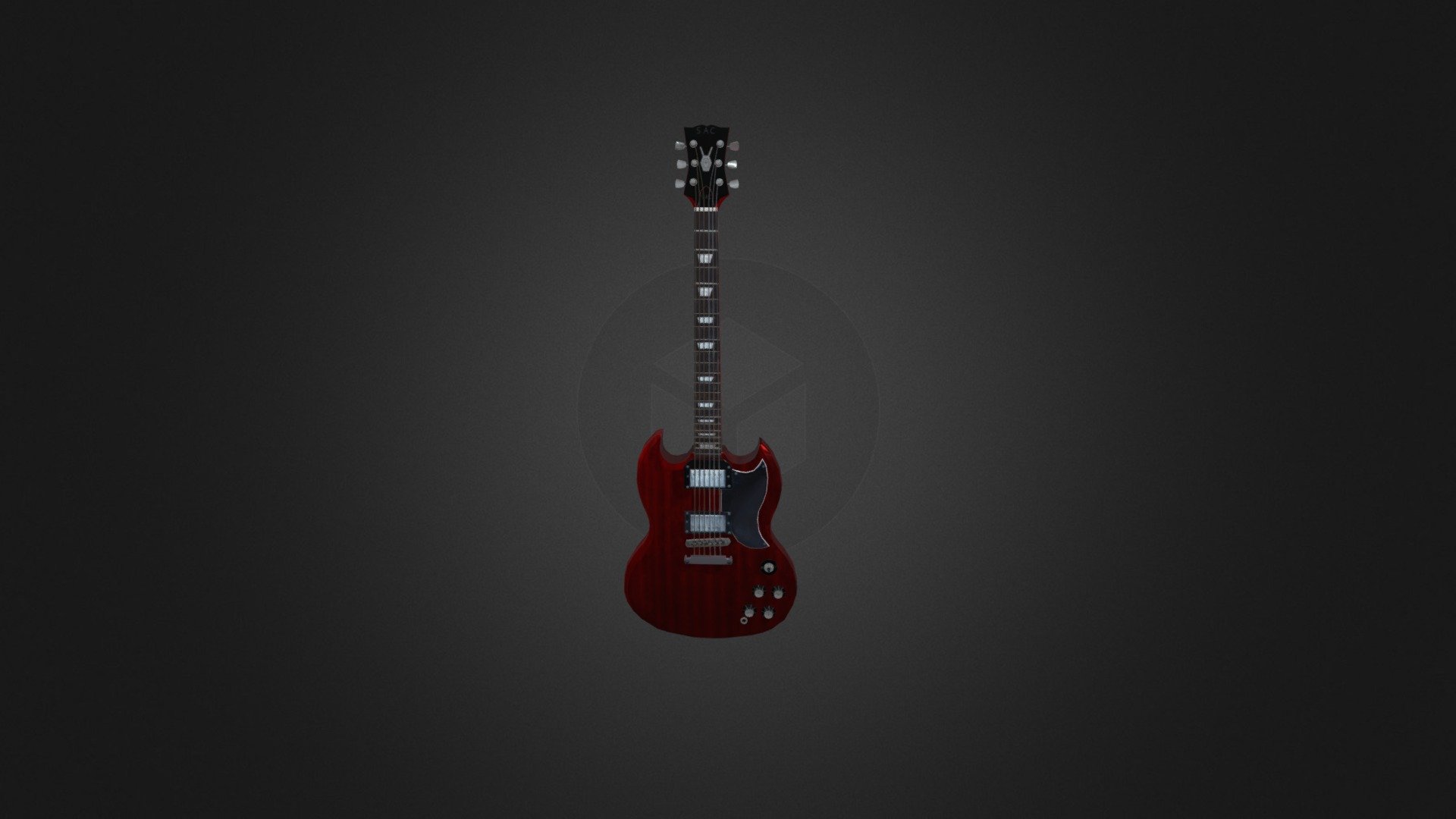 SG Electric Guitar - 3D model by CrimsonRainer (@chaoshound12) [b42208b ...