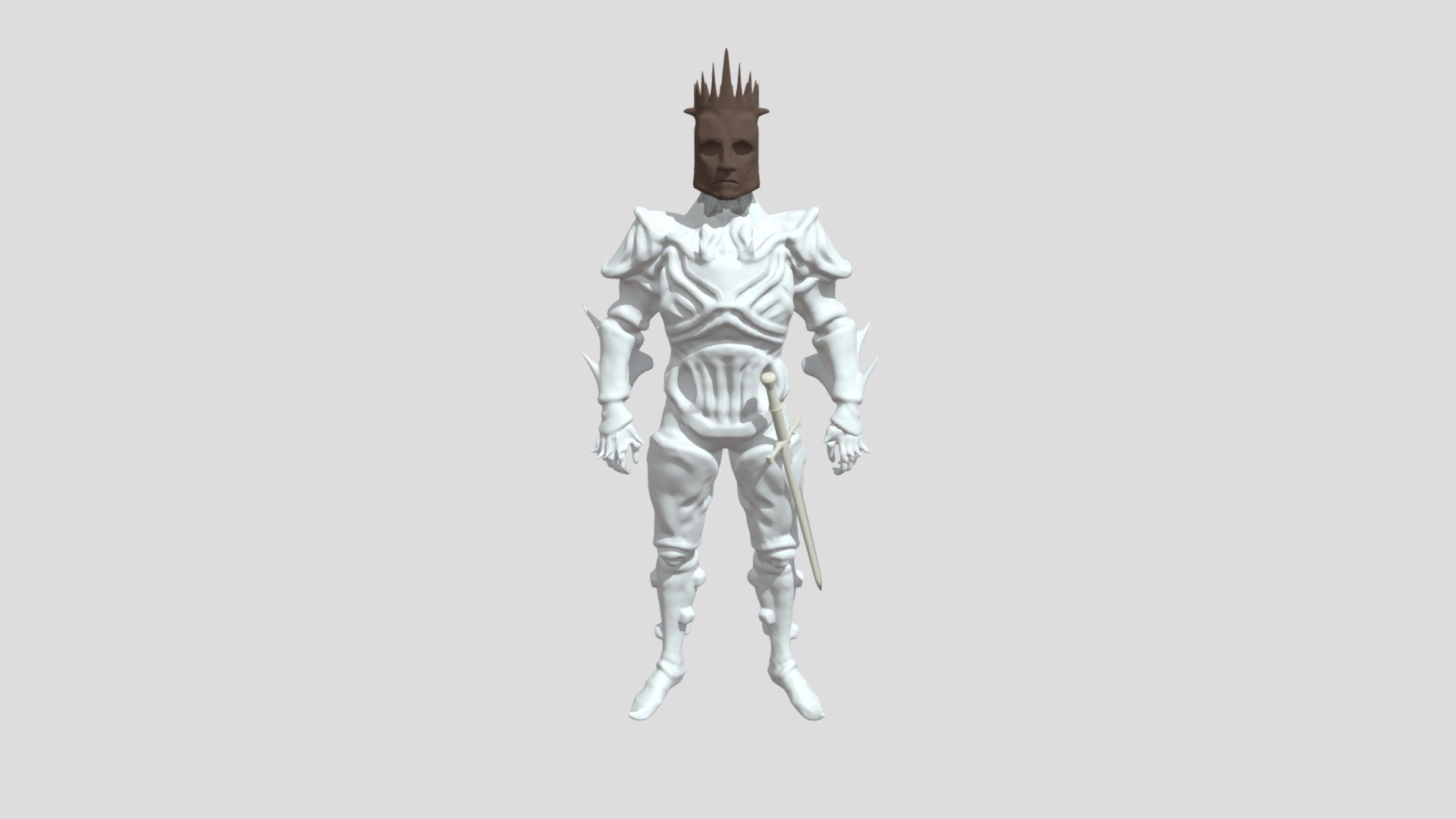 Silver Sentinel V1 - 3D model by davesimonuvu [b422110] - Sketchfab