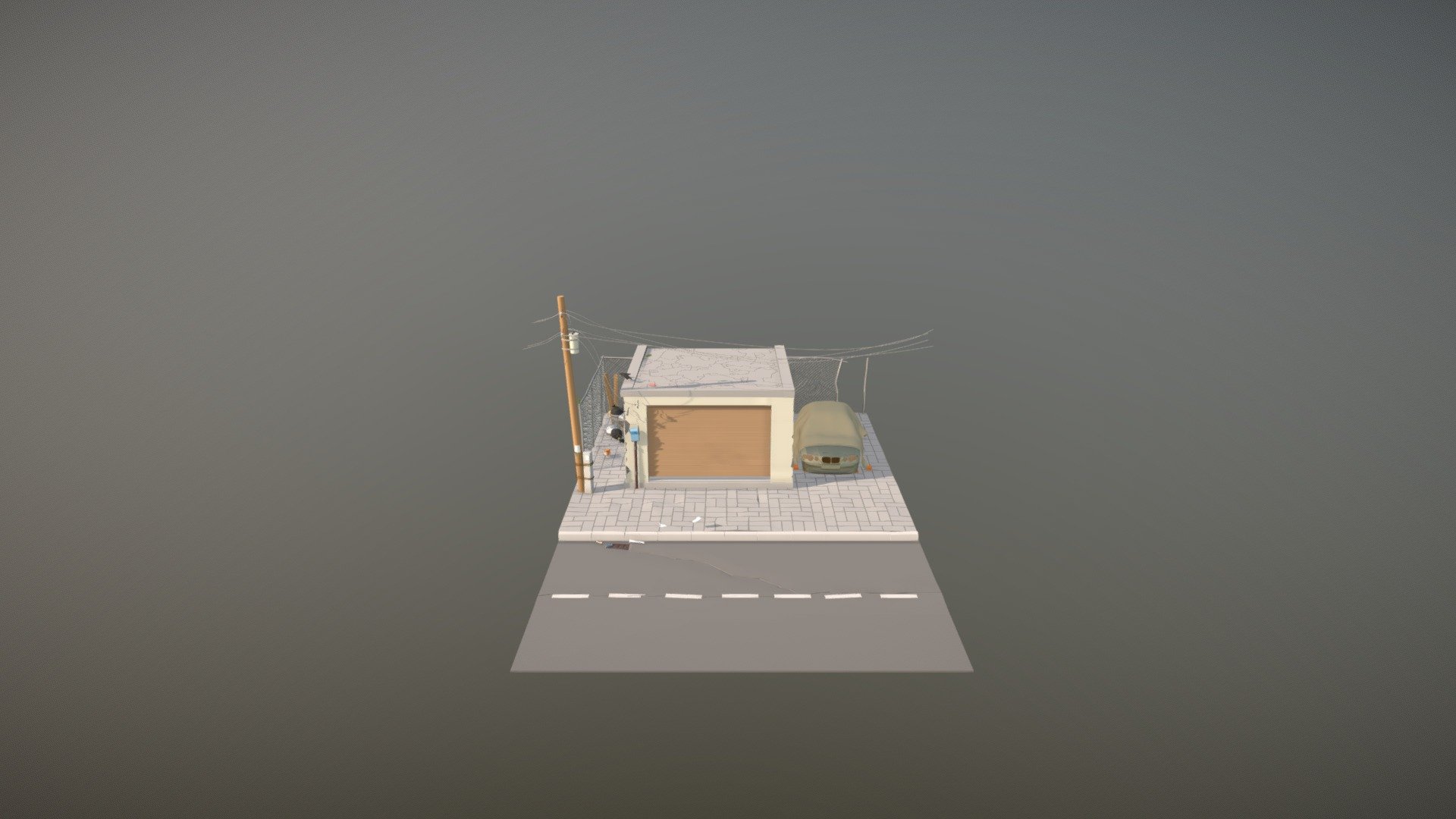 Garage - 3D model by neod [b4230c5] - Sketchfab