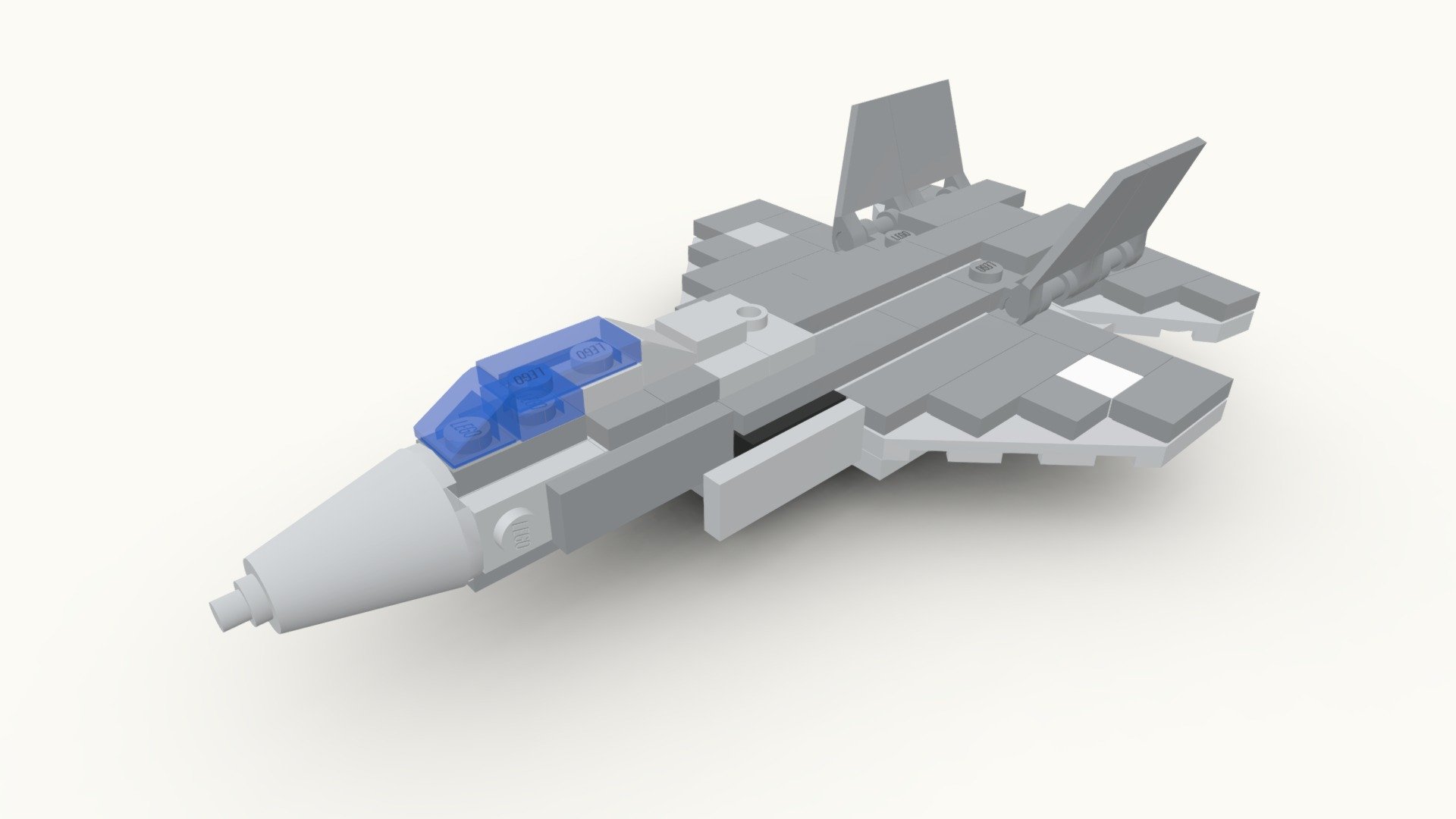 LEGO Lockheed Martin F-35 MOC [#0030] - Download Free 3D model by The ...