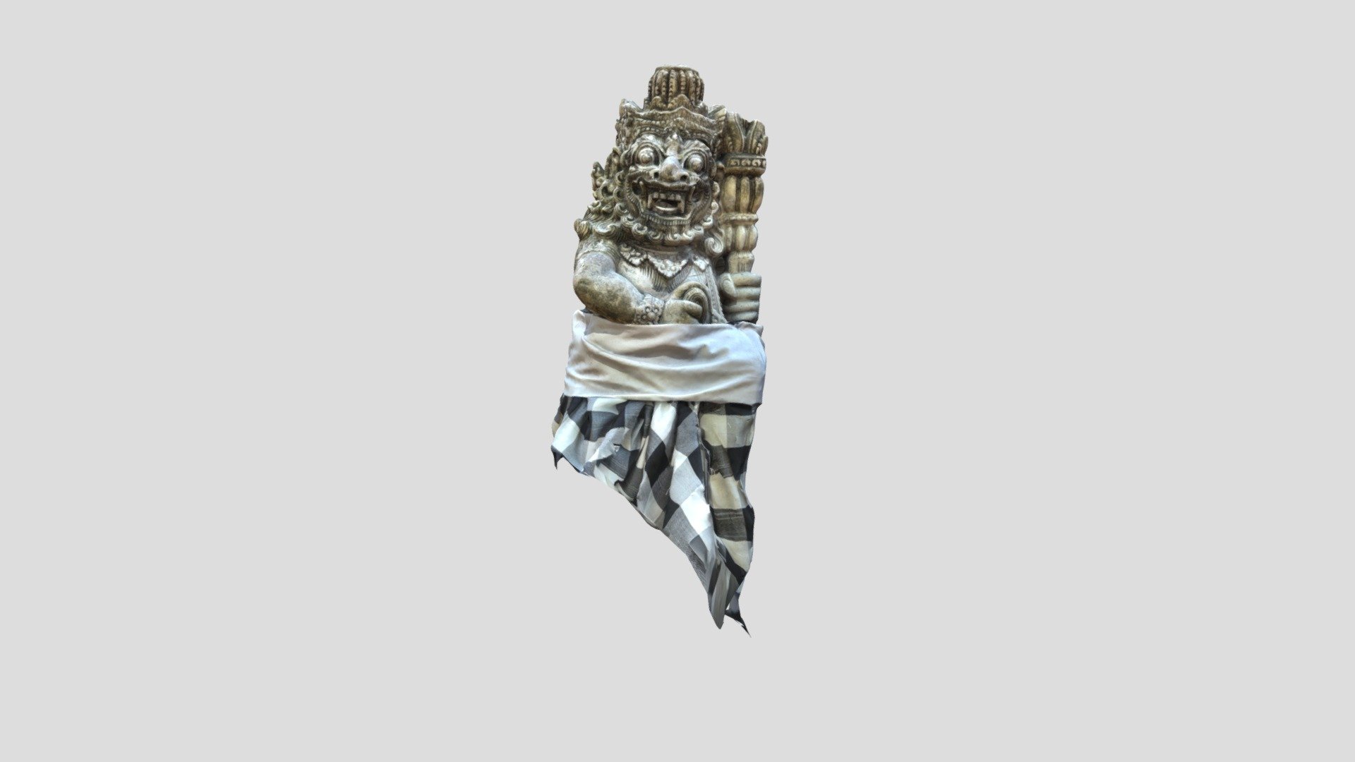 Patung Penjaga Setan (Dwarapala) - 3D model by Lisnawati Suargana ...