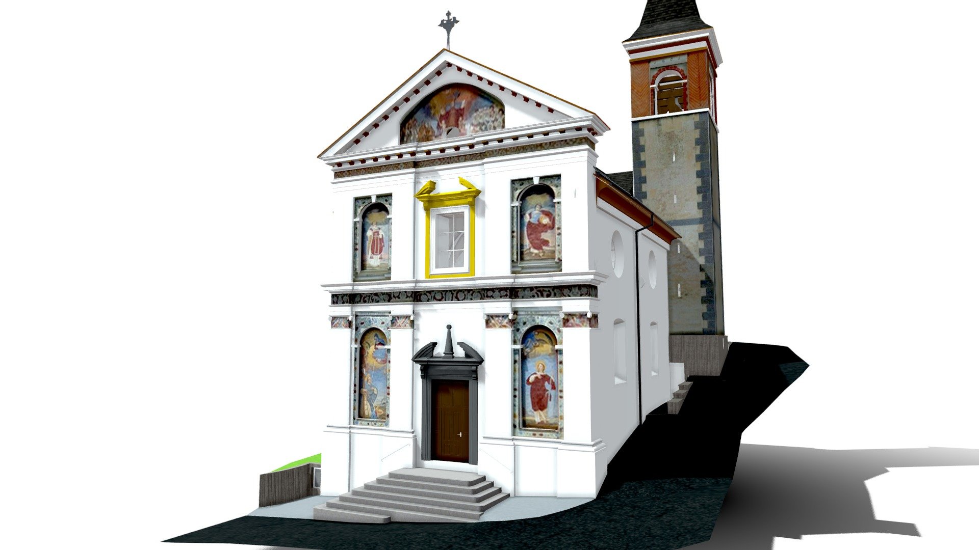 Lain GR (Vaz-Obervaz), Kirche St. Luzi - 3D model by HMQ AG (@hmqasia ...