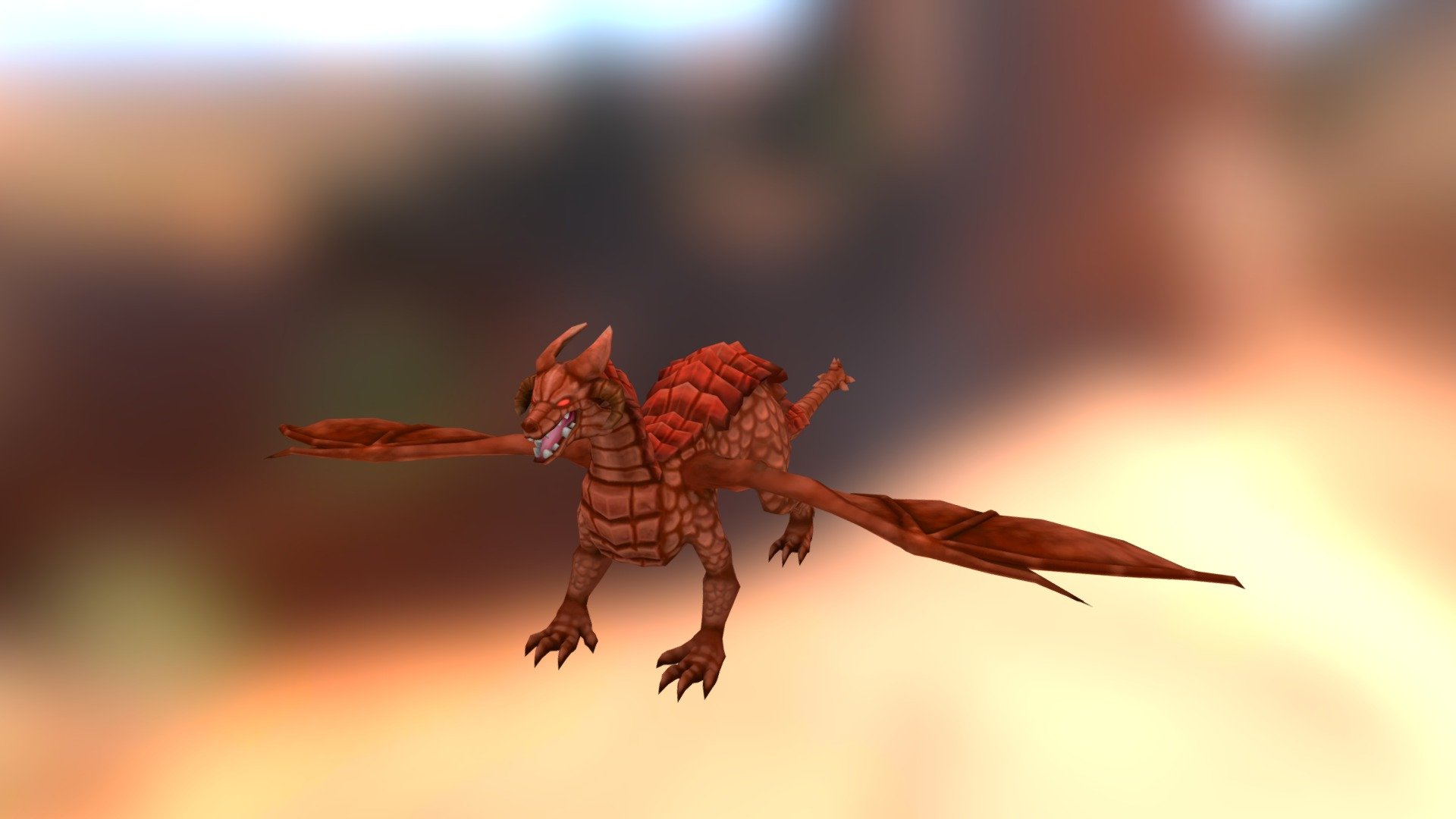 Red Dragon - 3D model by MMKH [b427dbd] - Sketchfab