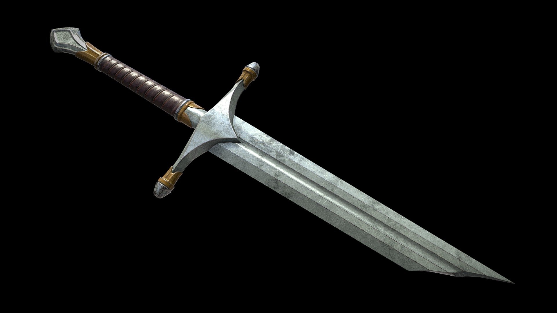 Acharn (Talion's dagger) - 3D model by Mihai (@apostolm) [b428c33 ...