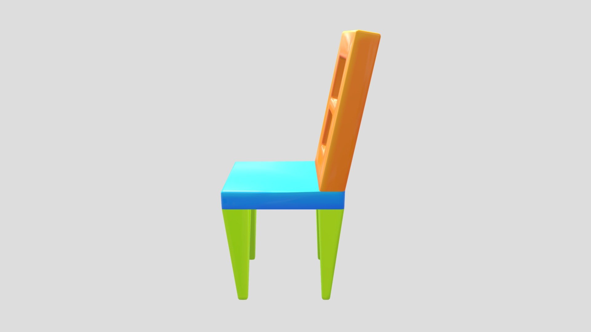 StylizedPlasticChair - 3D model by ALall94 [b429e4c] - Sketchfab