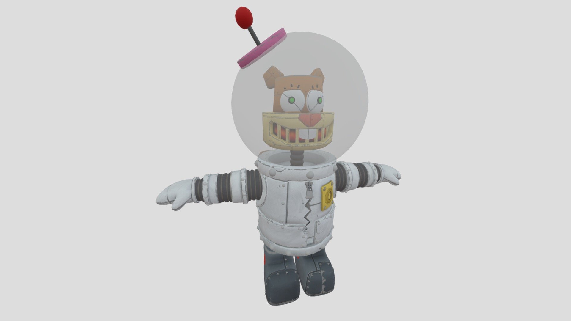 BFBBR - Robo Sandy - Download Free 3D model by SMF Features Developed ...