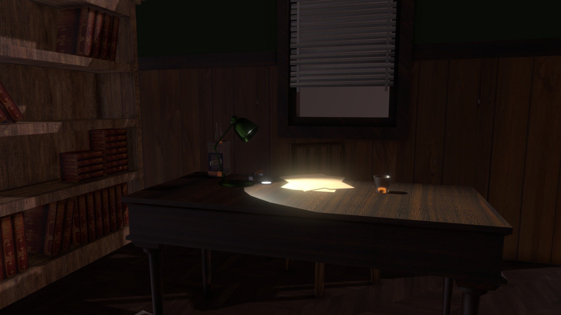 Detective's office - Download Free 3D model by chingagunga ...