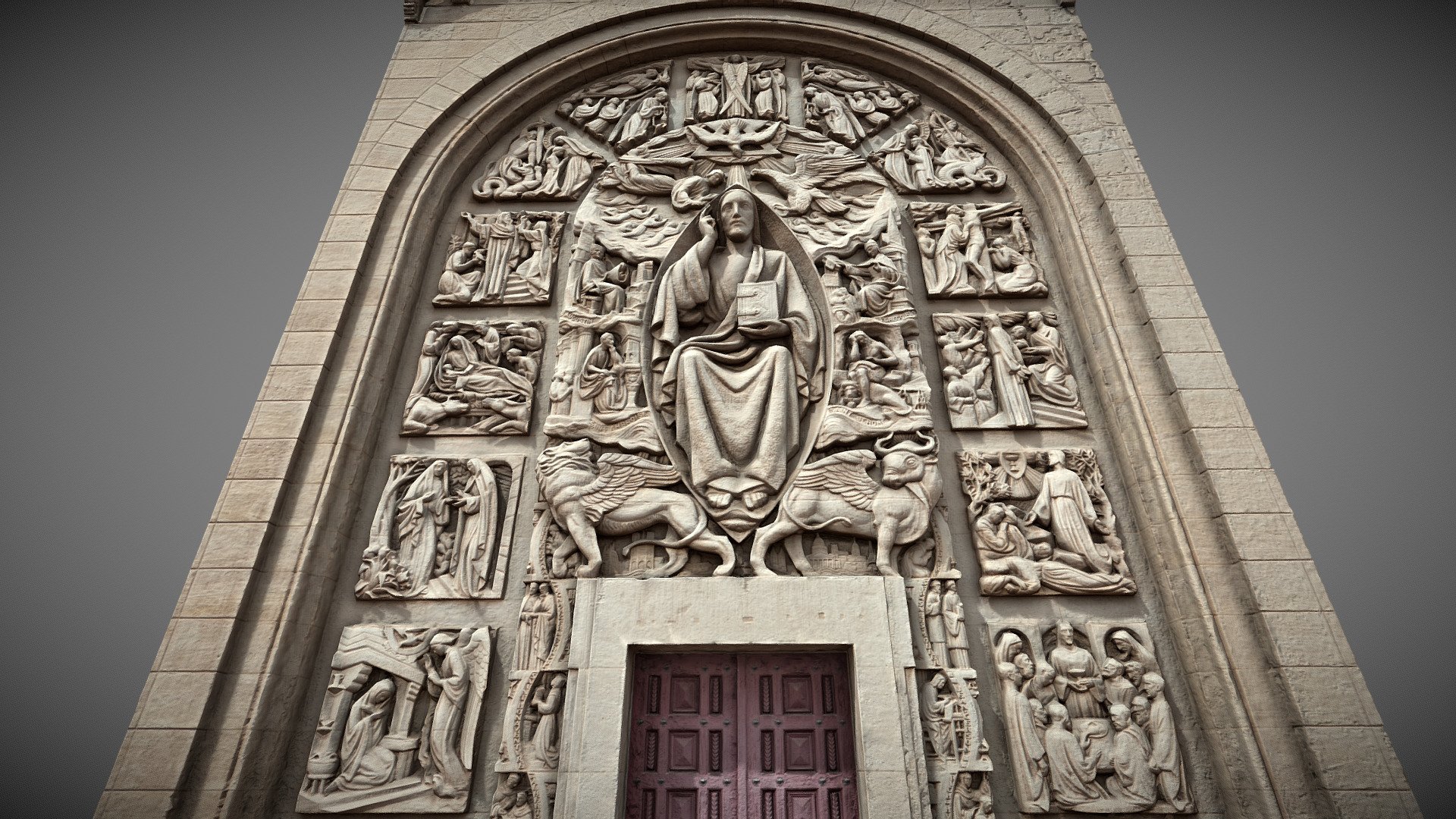 Église du Sacré-Cœur de Gentilly - Buy Royalty Free 3D model by ...